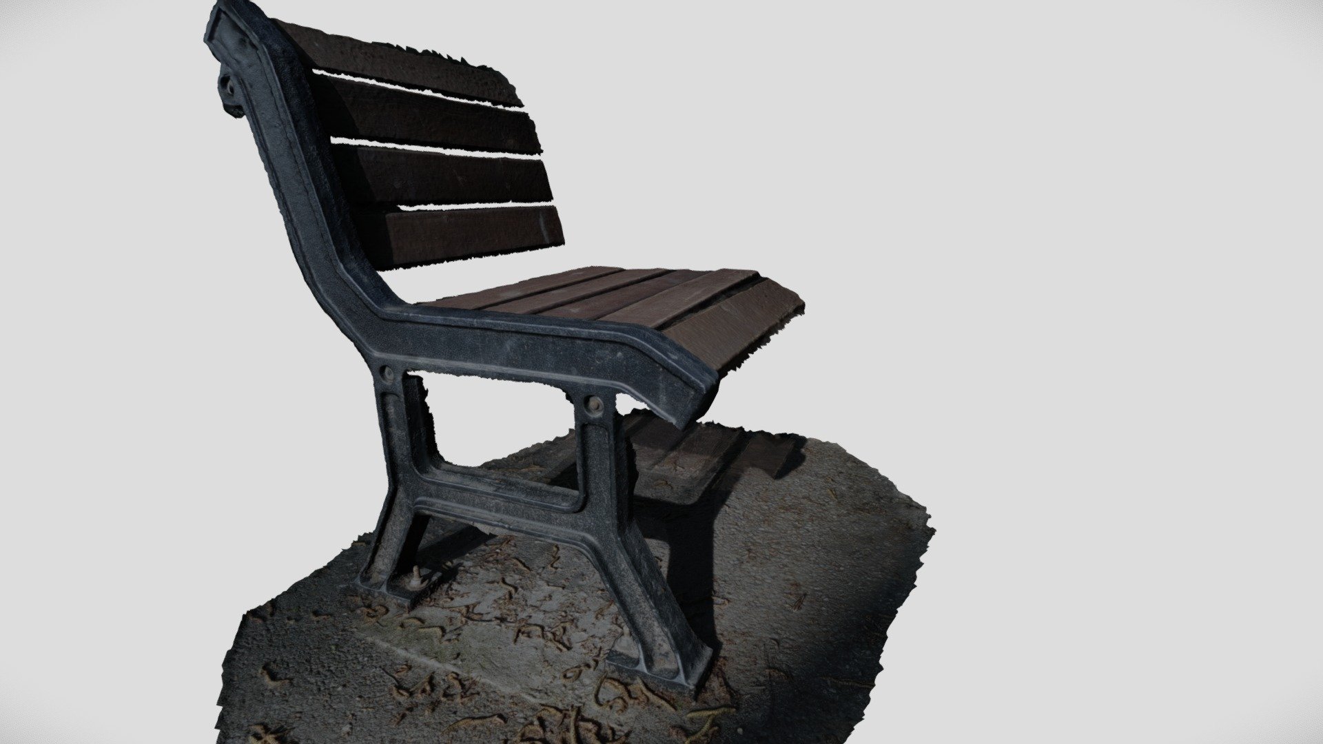park bench 001 scratch - 3D model by cadbimgroup [1710f0a] - Sketchfab