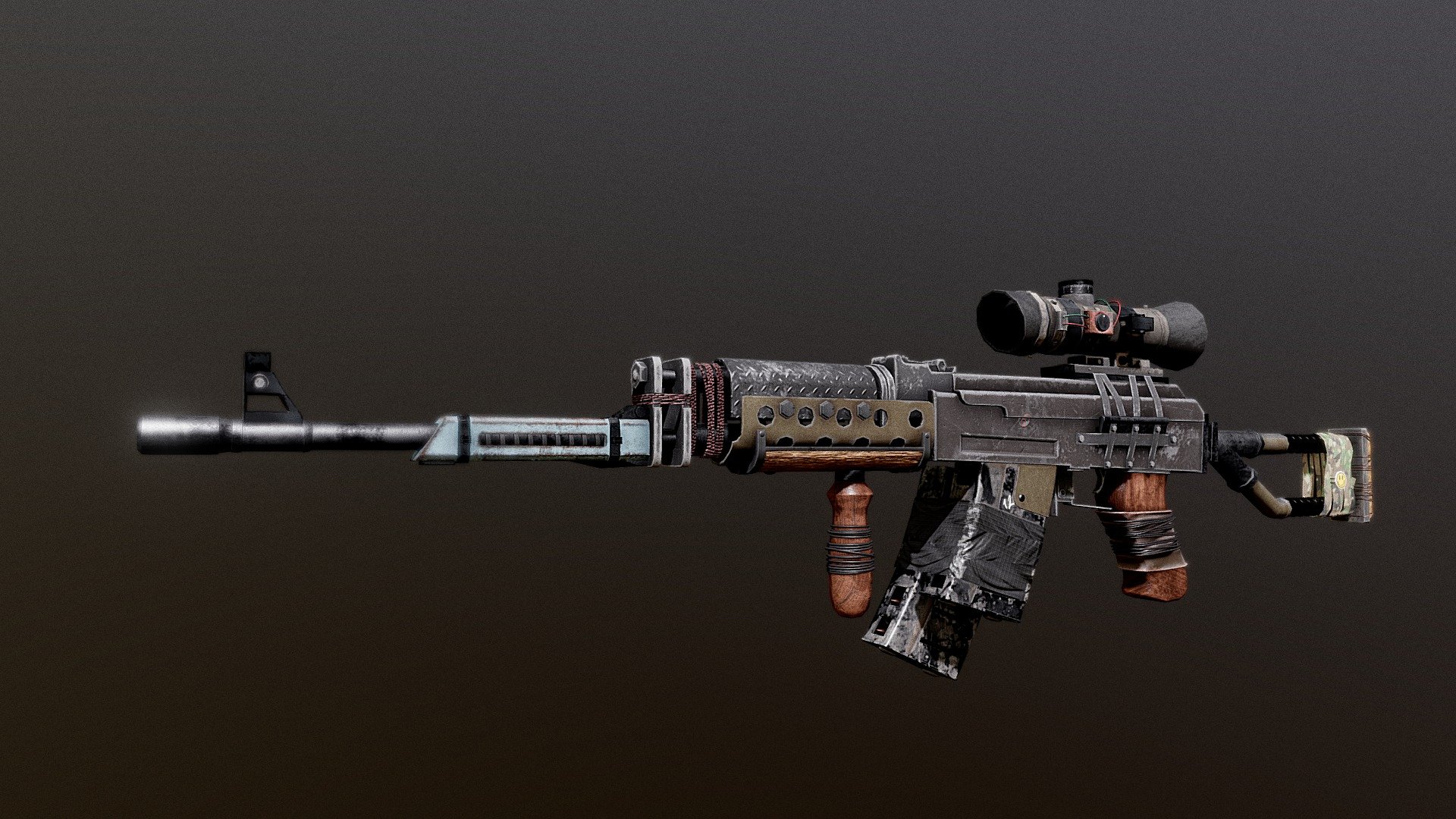 Homemade AK-47 - 3D model by LaSamFish/辣鹹魚 (@lasamfish) [17120e1 ...