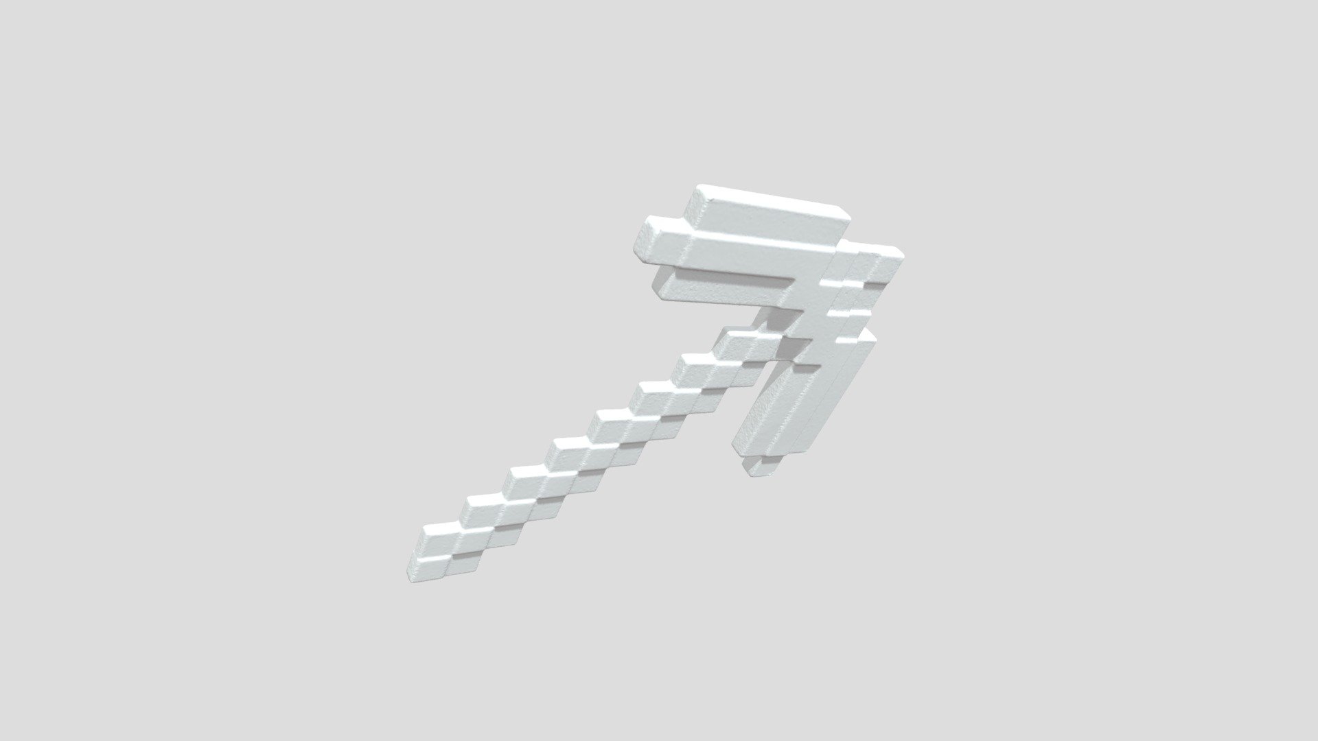 Minecraft Picaxe Download Free 3d Model By Madiscc [17127e8] Sketchfab