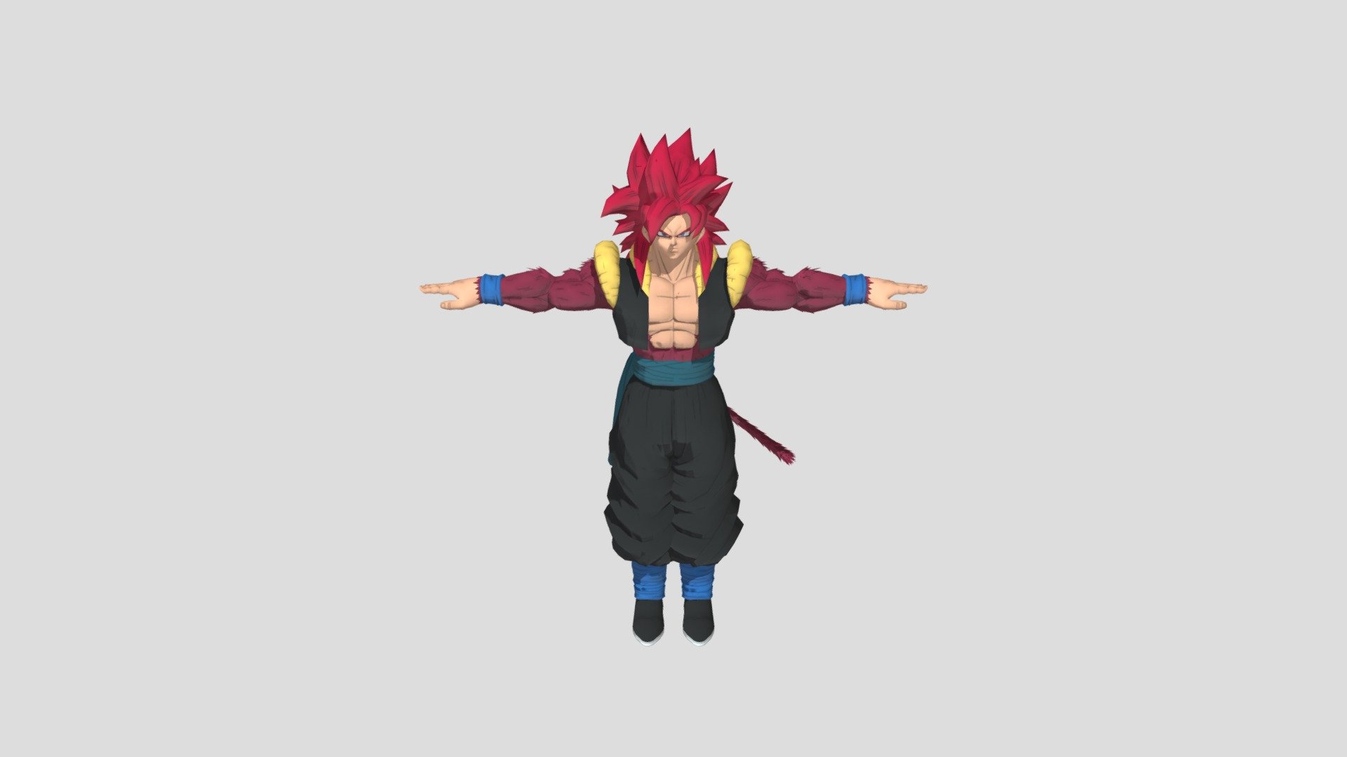 gogeta ssj4 - 3D model by gabrieel22 [1713b00] - Sketchfab