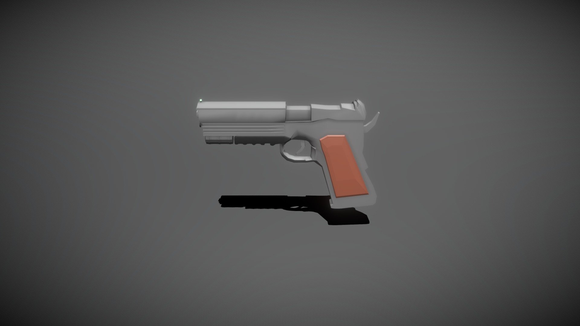 LowPoly Handgun - 3D model by BlenderGurra (@zoroo1122) [1713e75 ...