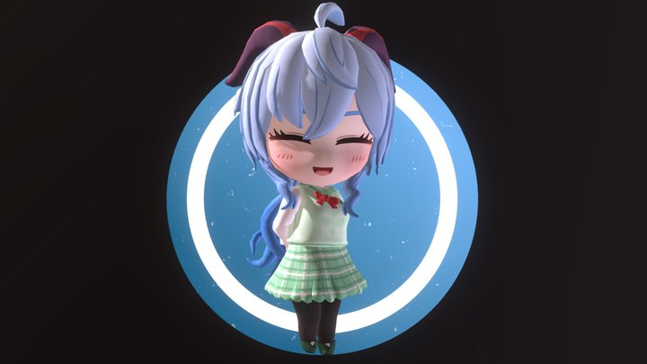 Ganyu 3D models - Sketchfab