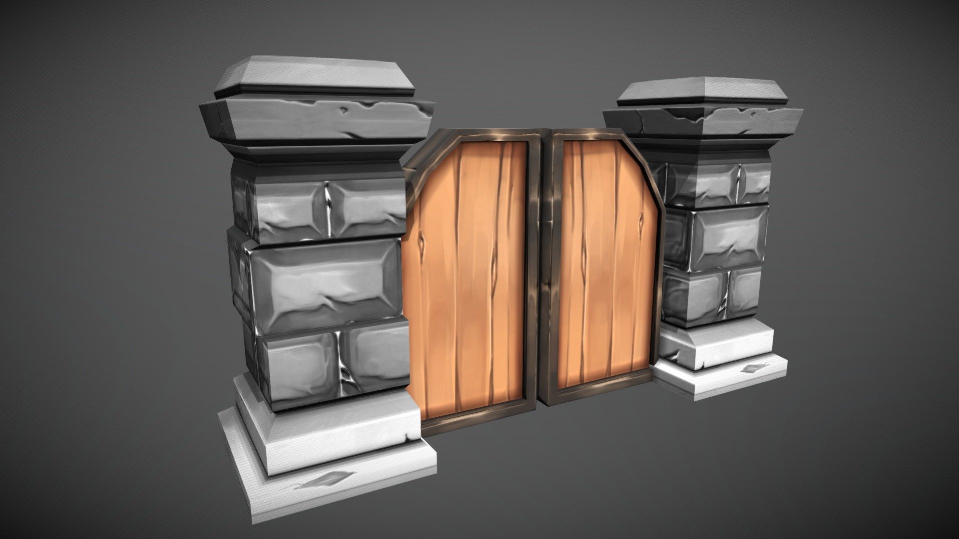 Gate - 3D model by kevin.tek [1714f1e] - Sketchfab