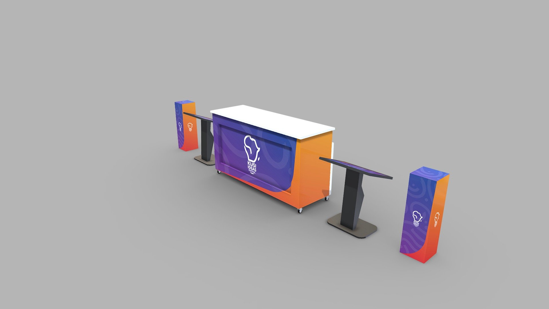 Reception Desks - 3D model by Franky Monyatsi (@frankysydney) [1714fd8 ...