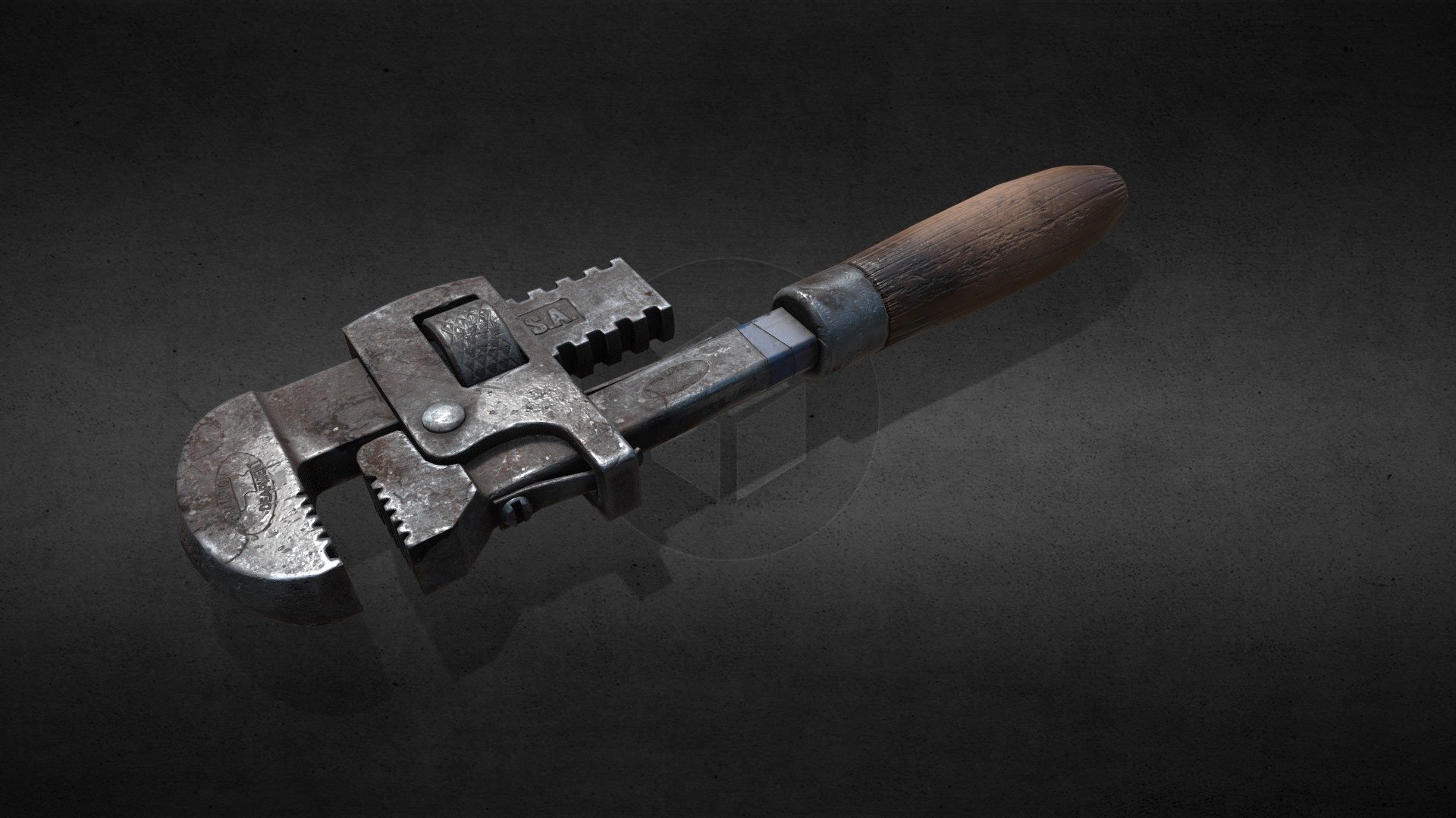 XYZ. DraftPunk. Lesson 5.4 Wrench Texture - 3D model by just_Rem | Юр ...