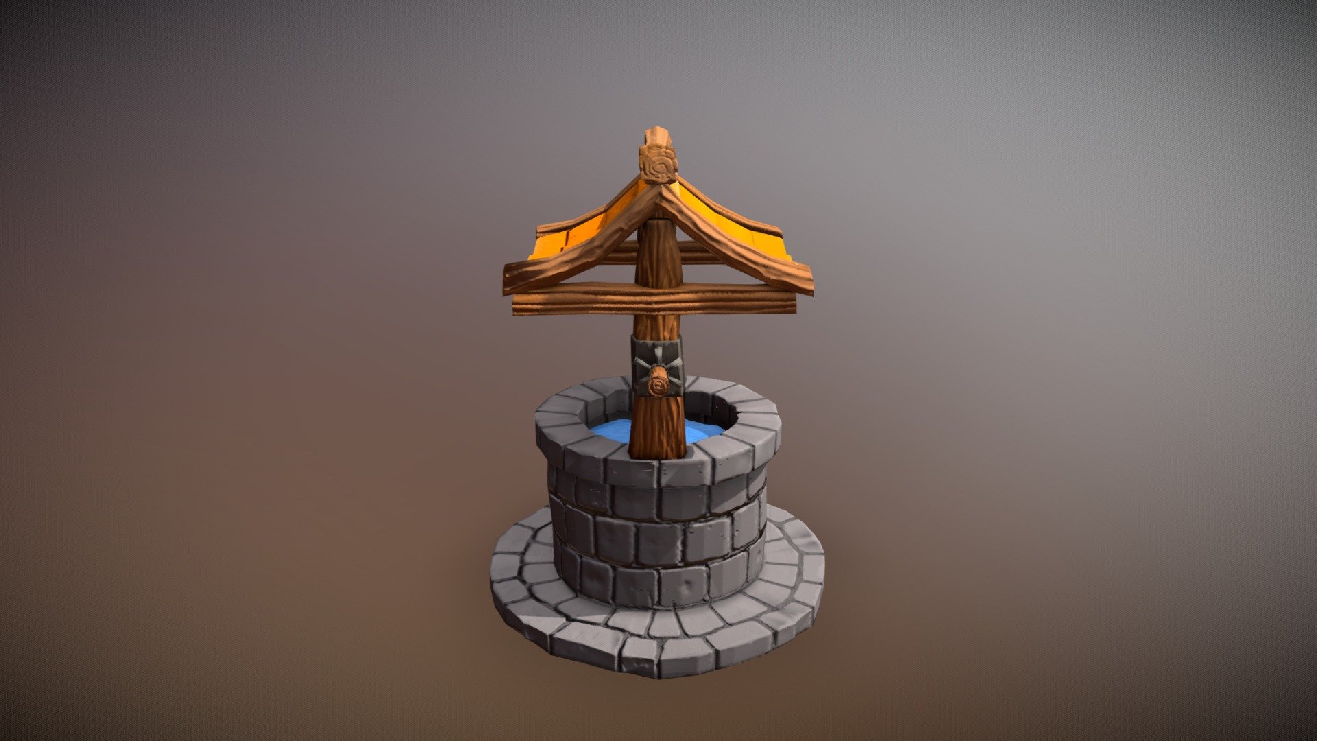 Stylized Well - 3D model by DoViso [1715ee0] - Sketchfab