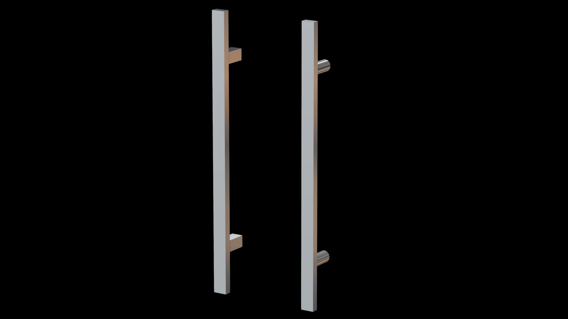 Pull handle rectangle - 3D model by Aluminium-Laufen [1718098] - Sketchfab