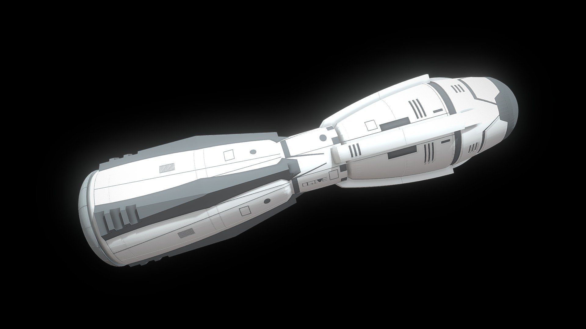 Ogive Deep Space Exploration Vessel - 3D model by CMFDesign [171a0b0 ...