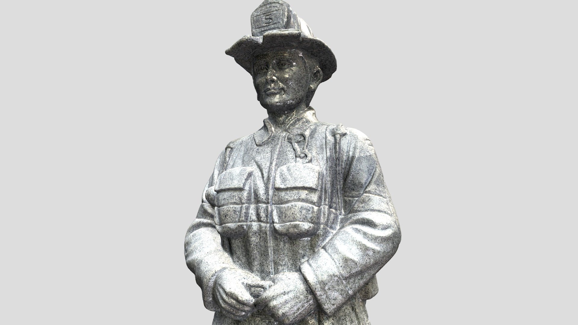 Fire Fighter Memorial Statue - Buy Royalty Free 3D model by MADD ...