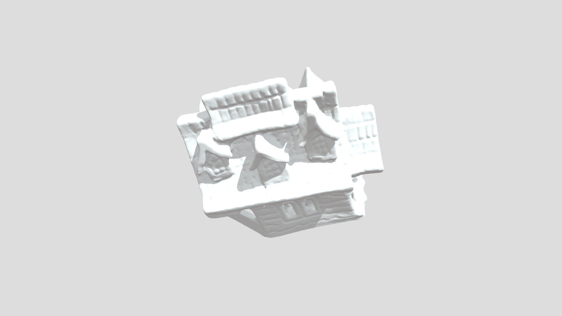 Ceramic house - 3D model by popixar [171b9a9] - Sketchfab