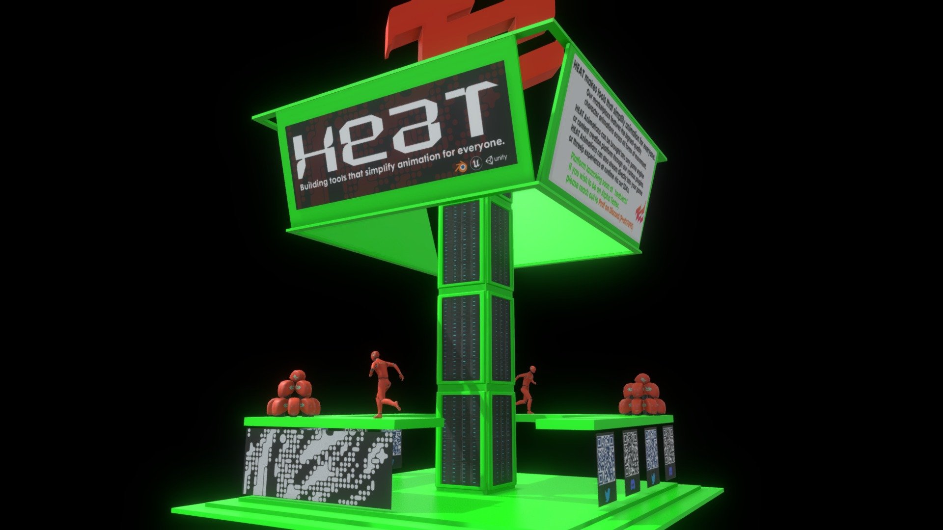 HEAT Booth 1 - Download Free 3D model by m3org [171c172] - Sketchfab