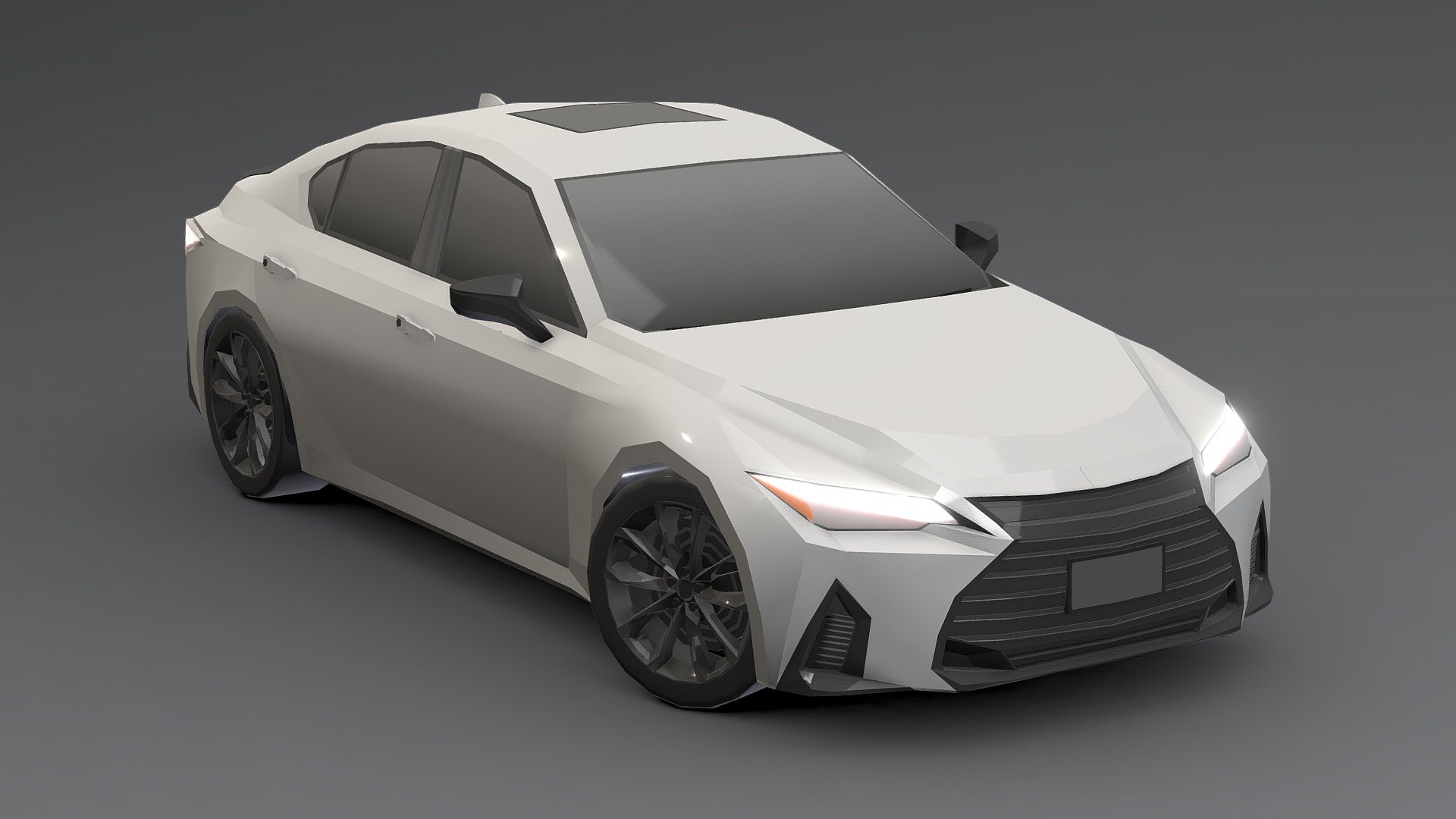 Lexus IS 300 Low-poly 3D - 3D model by Sidra (@Sidramax) [171c4bc ...