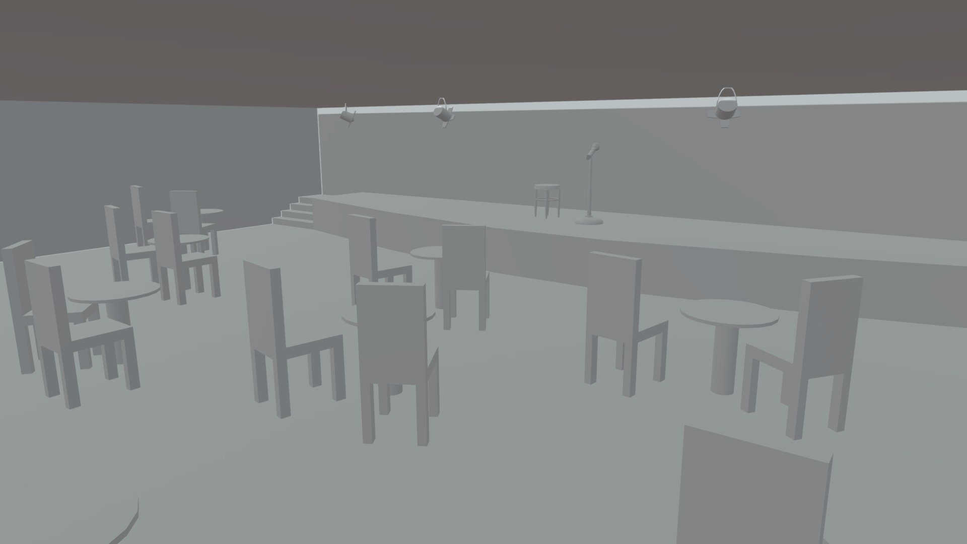 Comedy Club Interior - Download Free 3D model by ToyDesign_Dev [171c5d0 ...