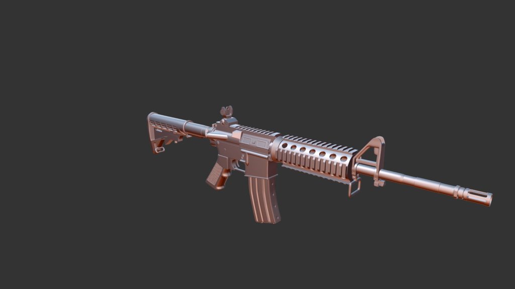 m4a1 rifle - 3D model by Sintetik [171f54f] - Sketchfab