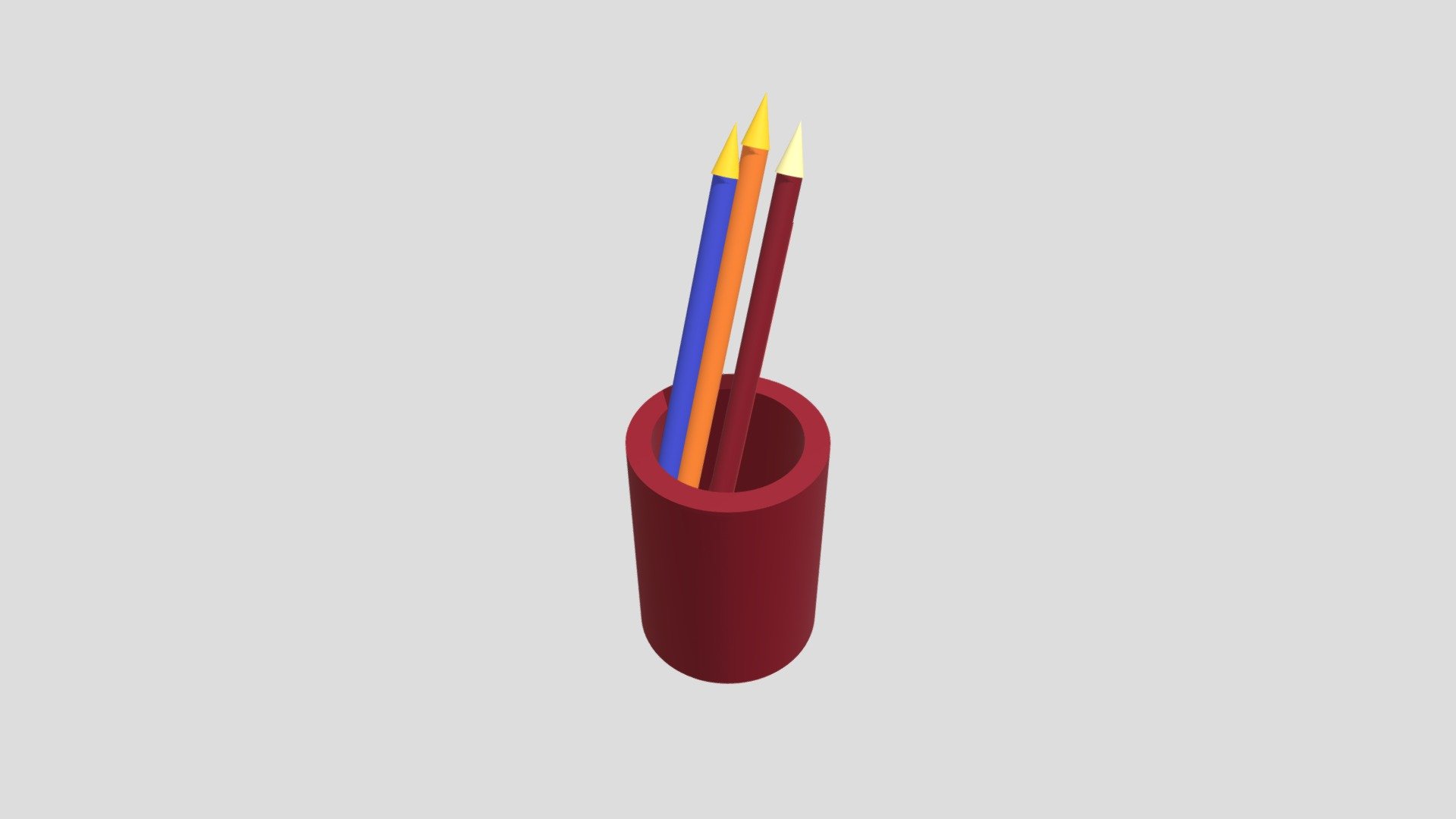 Карандаши - 3D model by George779 [17215f9] - Sketchfab
