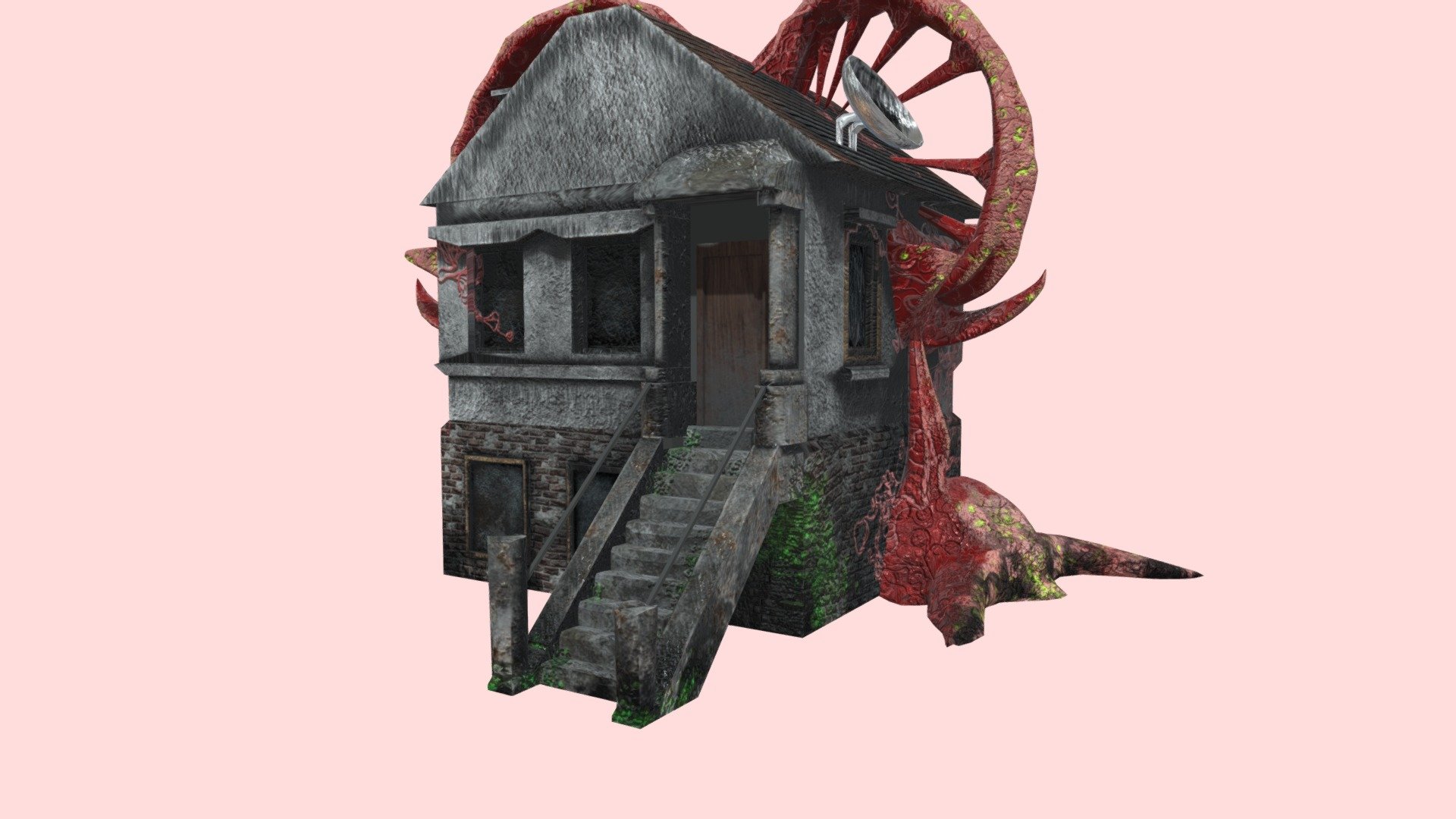 Infected House_ 3D model - 3D model by yoanski [17217af] - Sketchfab