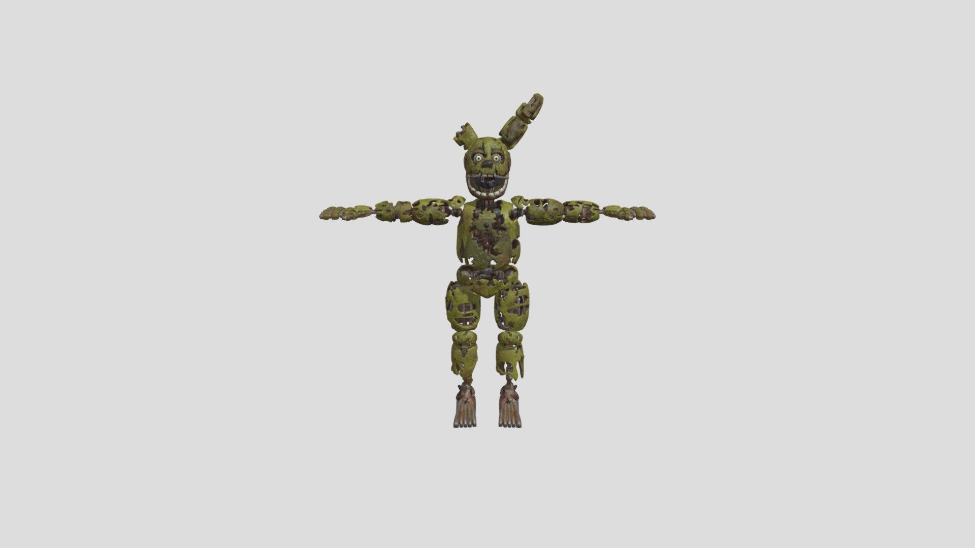 Five Nights At Freddy's - Springtrap - Download Free 3D model by ...