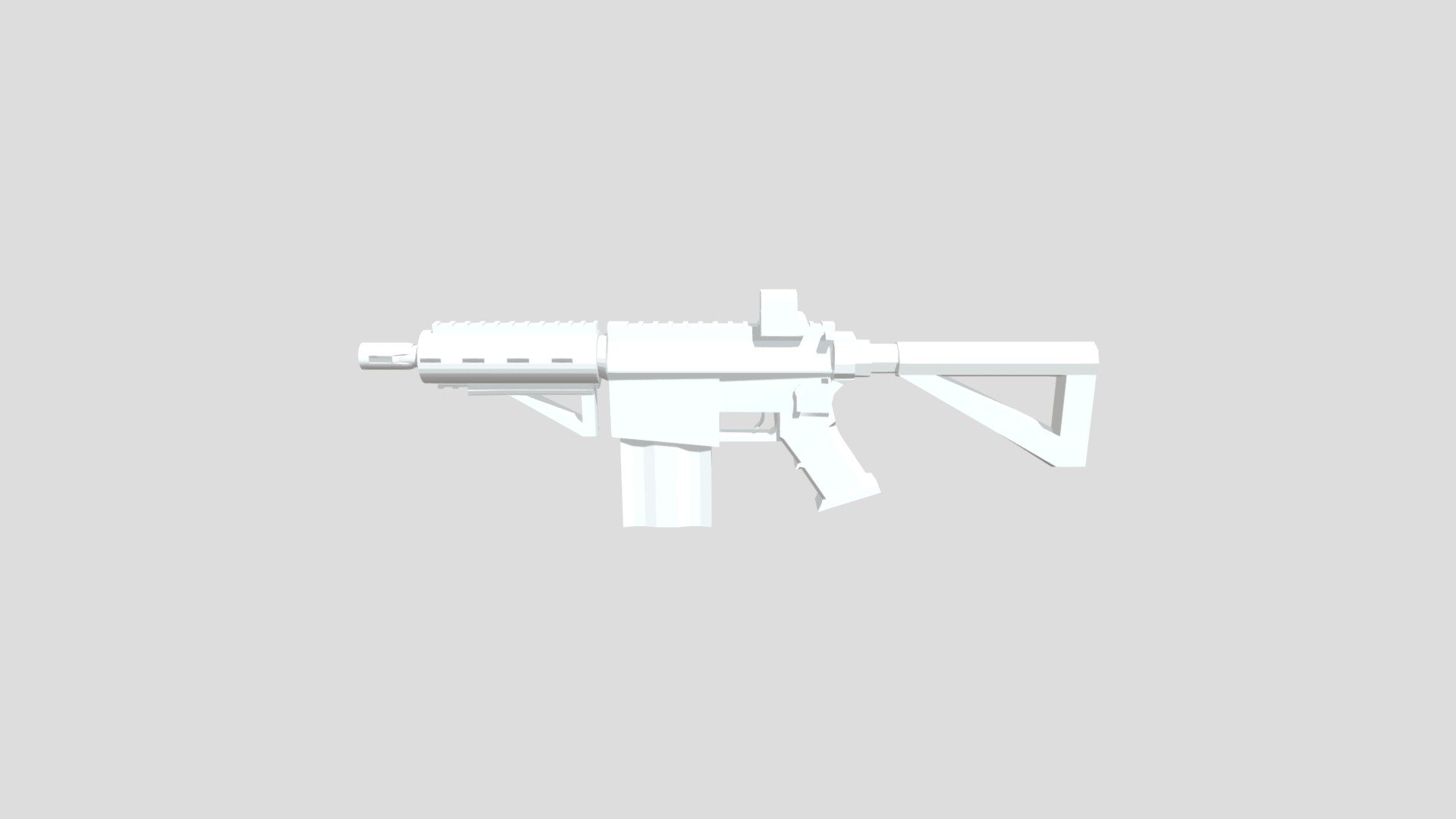 SBR AR-15 - 3D model by readurbible423 [17226bd] - Sketchfab
