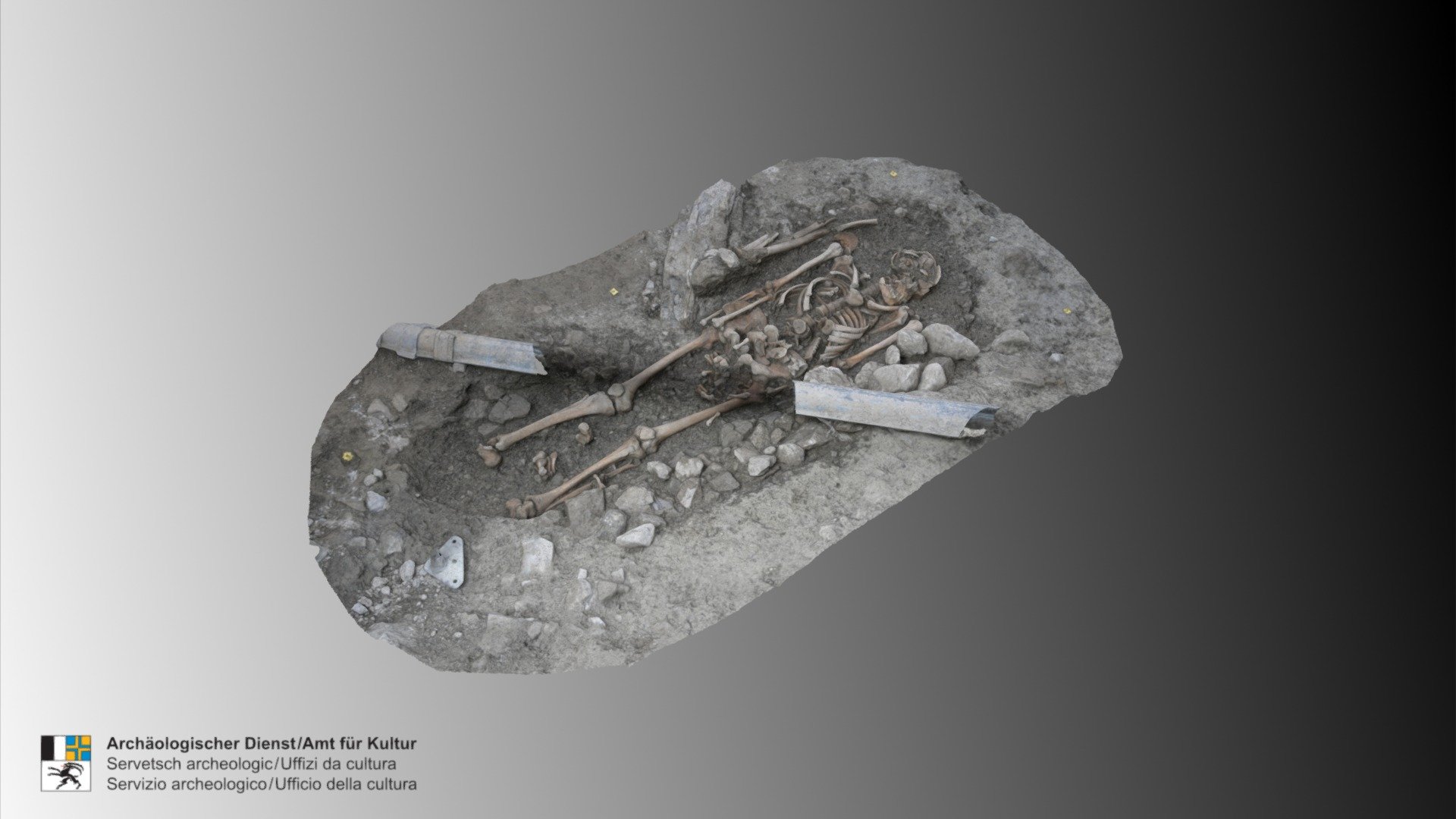 Via Casut, Grab 12 ¦ Sagogn - 3D model by Archäologischer Dienst ...