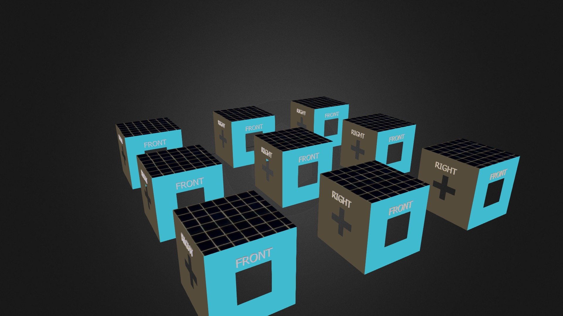 Cubes_Exercise_Dimension - 3D model by REH210 [1726292] - Sketchfab