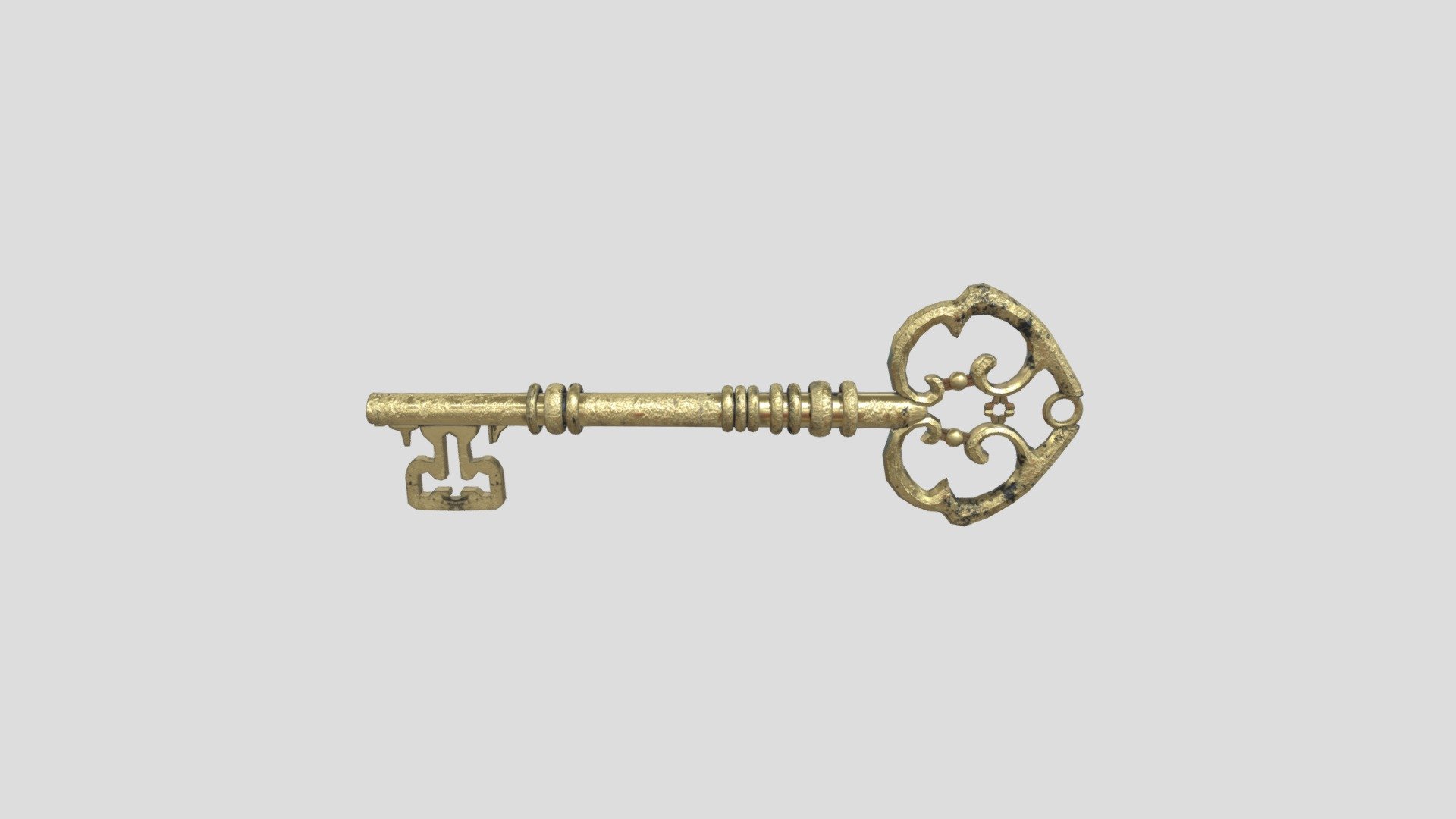 Low Poly Key - 3D model by Artyooooom [1727b7b] - Sketchfab