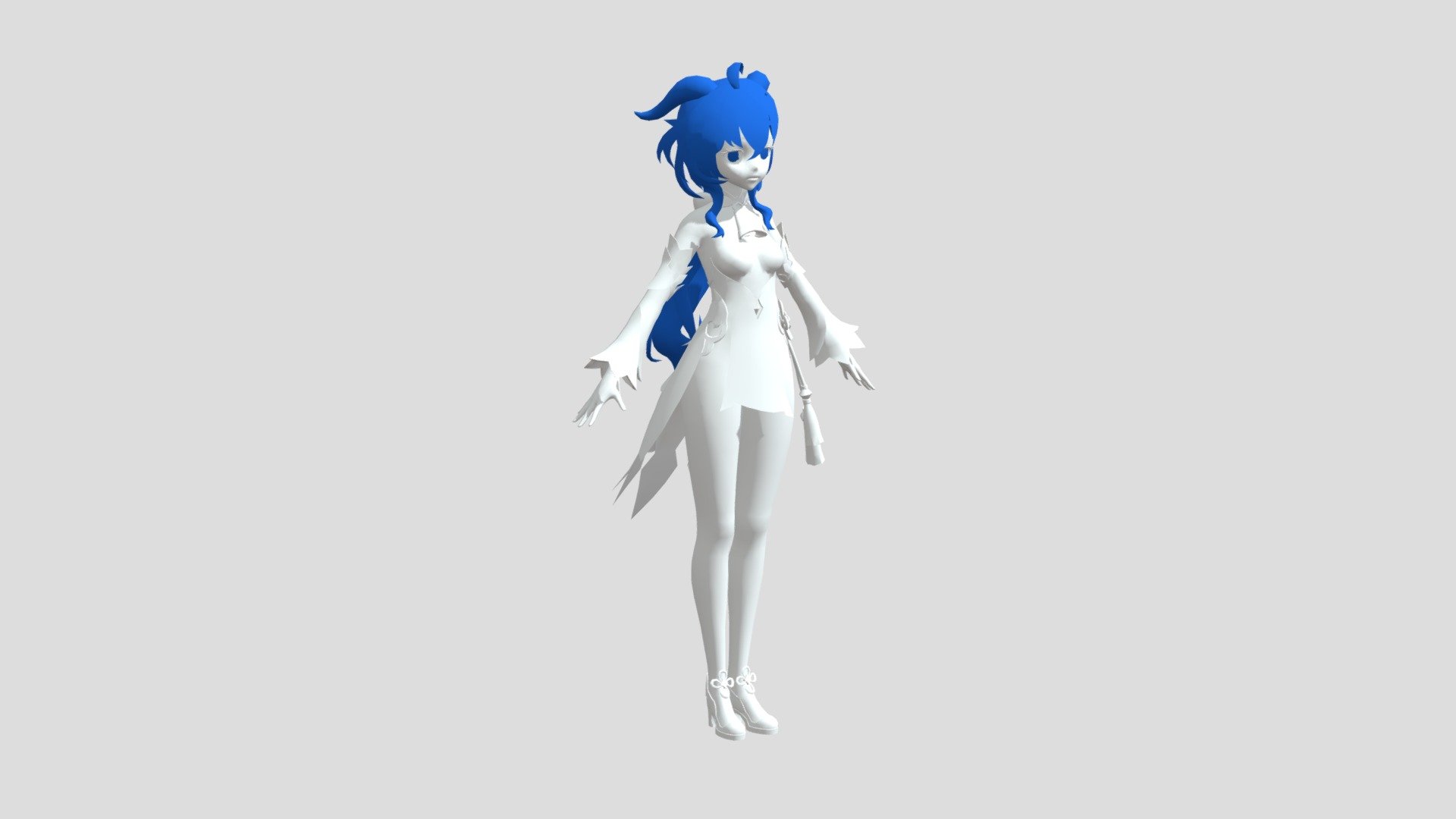ganyu - 3D model by kaslanakiana244 [1728377] - Sketchfab