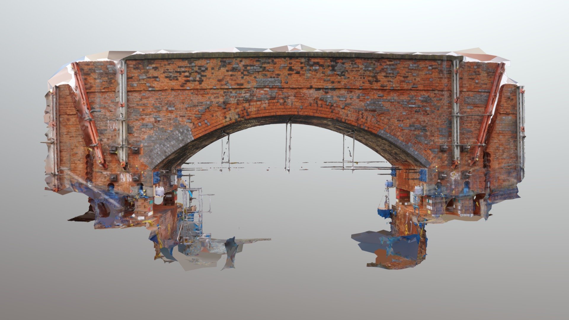 Moco Farm Bridge at maximum lift (900mm) - 3D model by Bill Harvey ...