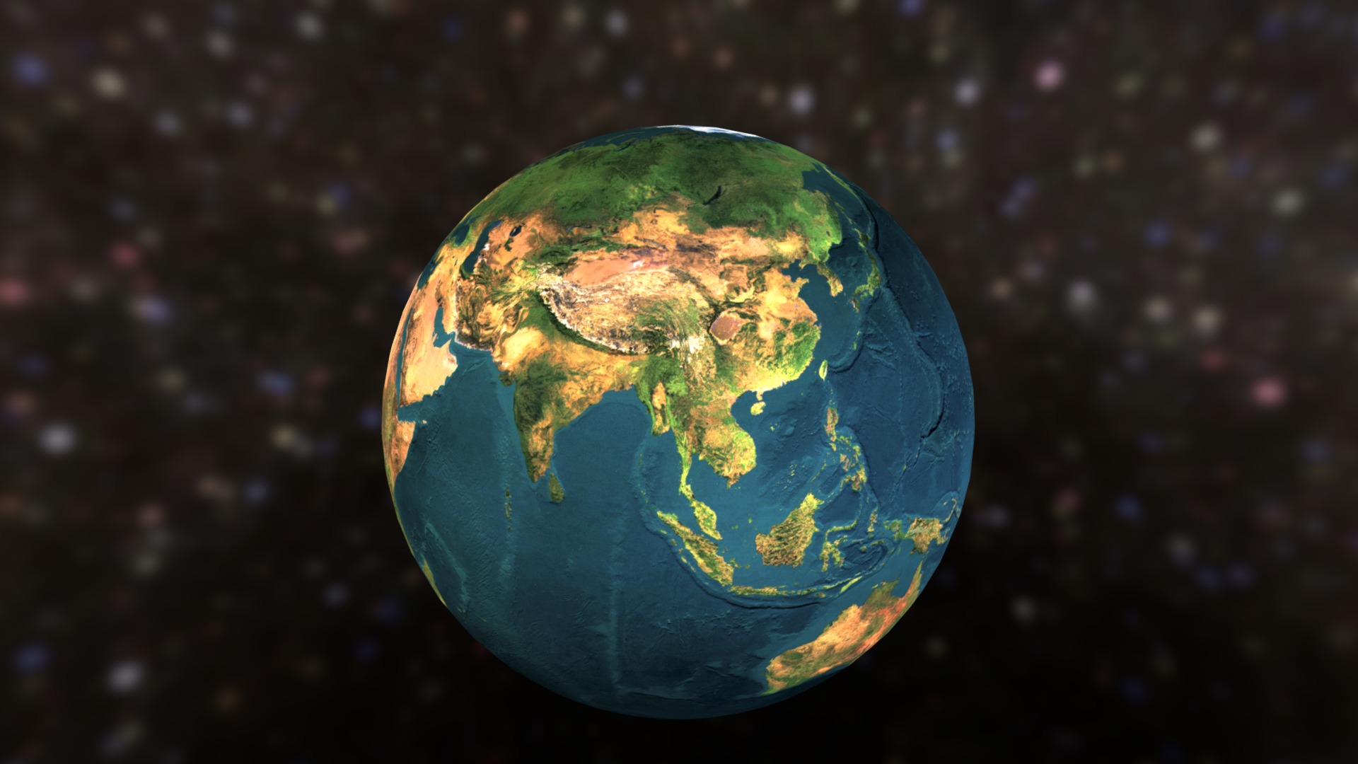 Earth - 3D model by justinchirammal [172cba2] - Sketchfab