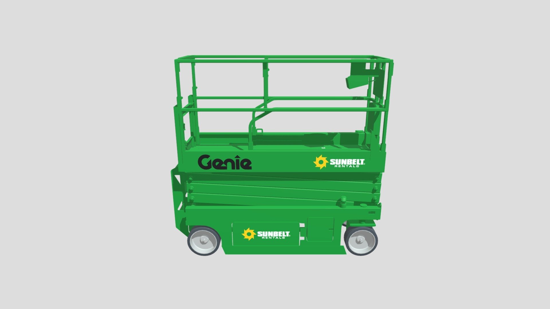 Sunbelt Rentals Electric Scissor Lift GS2632 - 3D model by bimstore ...