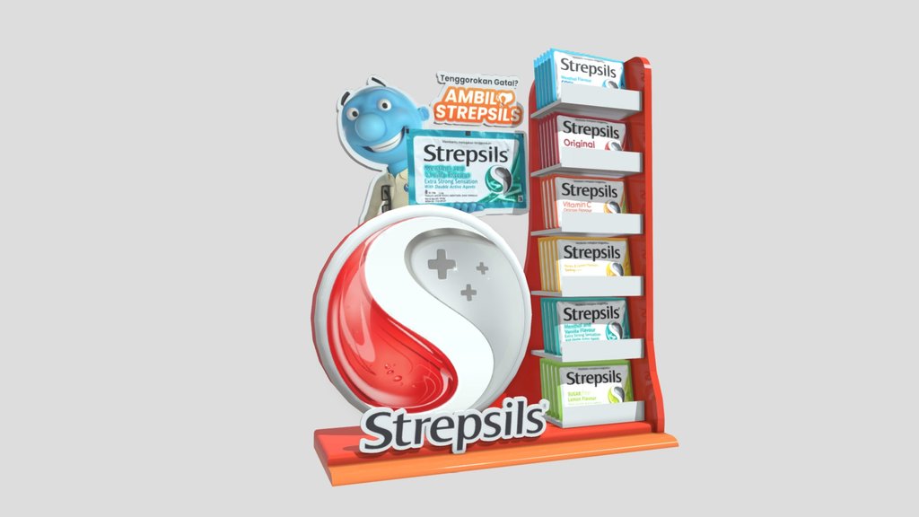 Strepsils - A 3D model collection by aliven (@alivenn) - Sketchfab