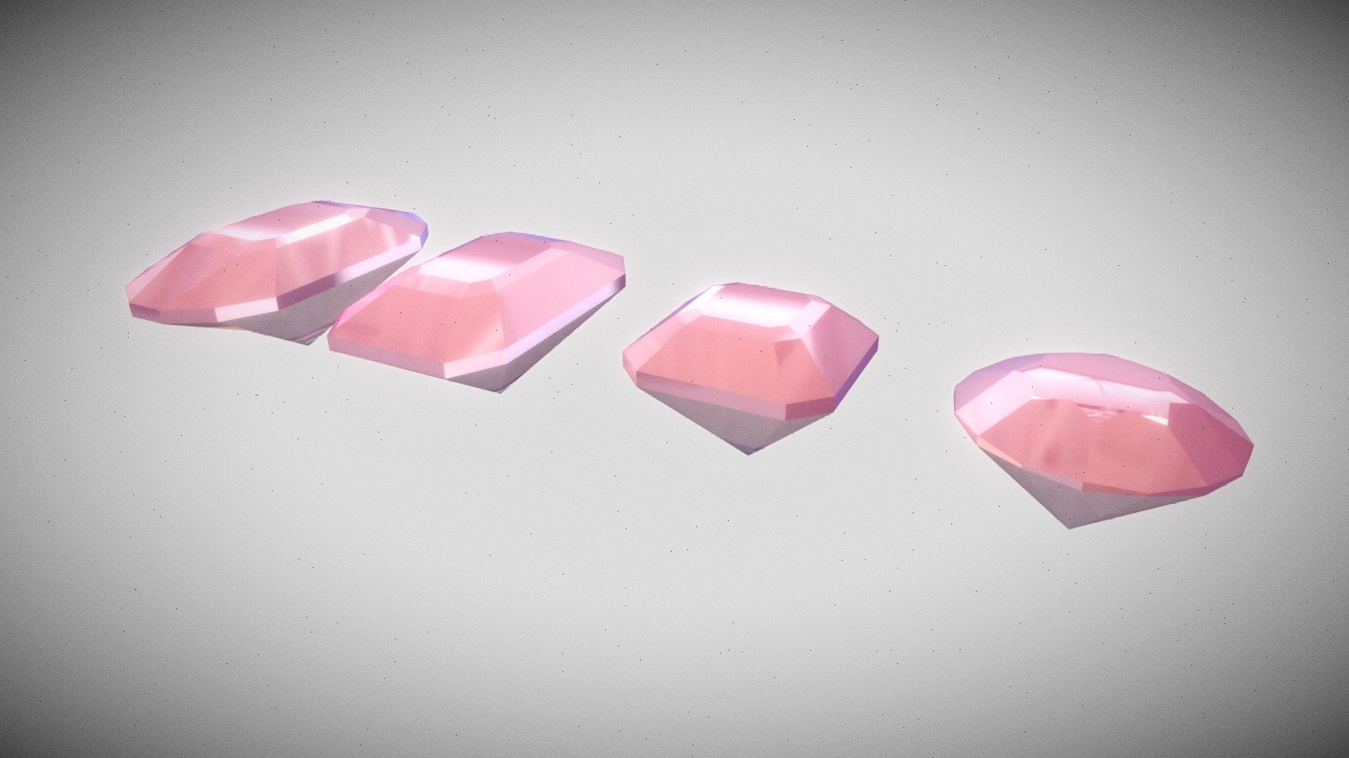 4 Diamond types - Download Free 3D model by Hafiene (@ahmedhafiene98 ...