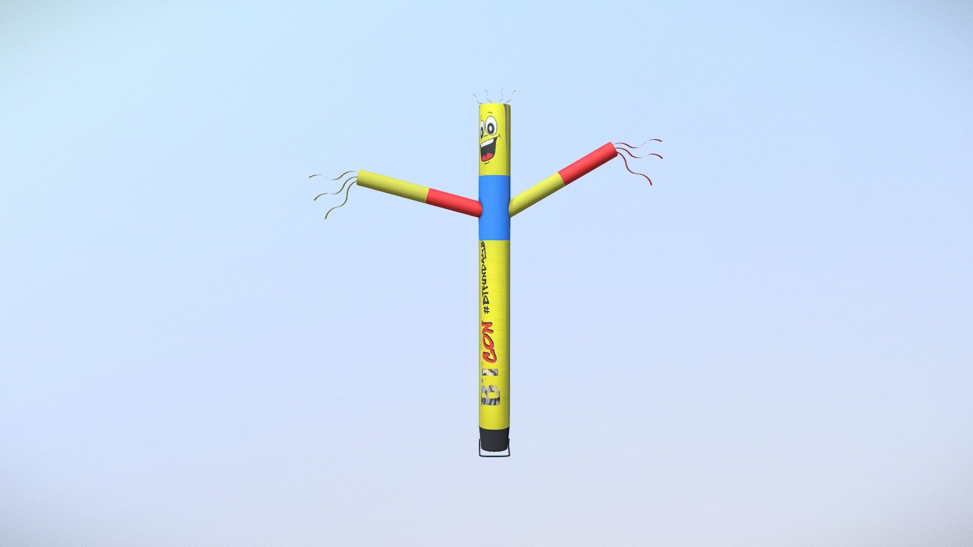Reclama Gonflabila - 3D model by Grafica si Tipar - Agentie de ...
