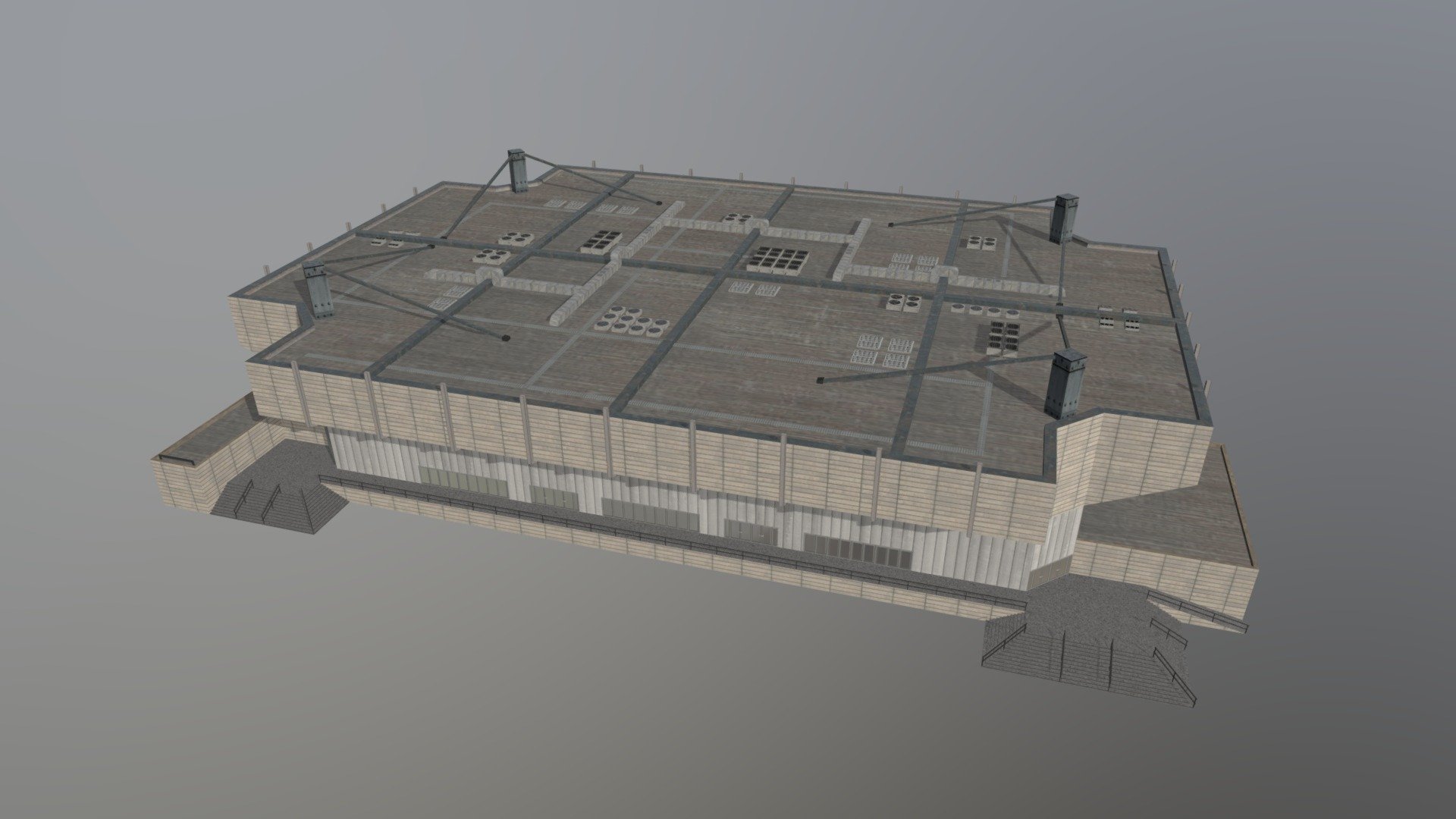 Indoor arena - 3D model by Tomas13TO [1730aa7] - Sketchfab