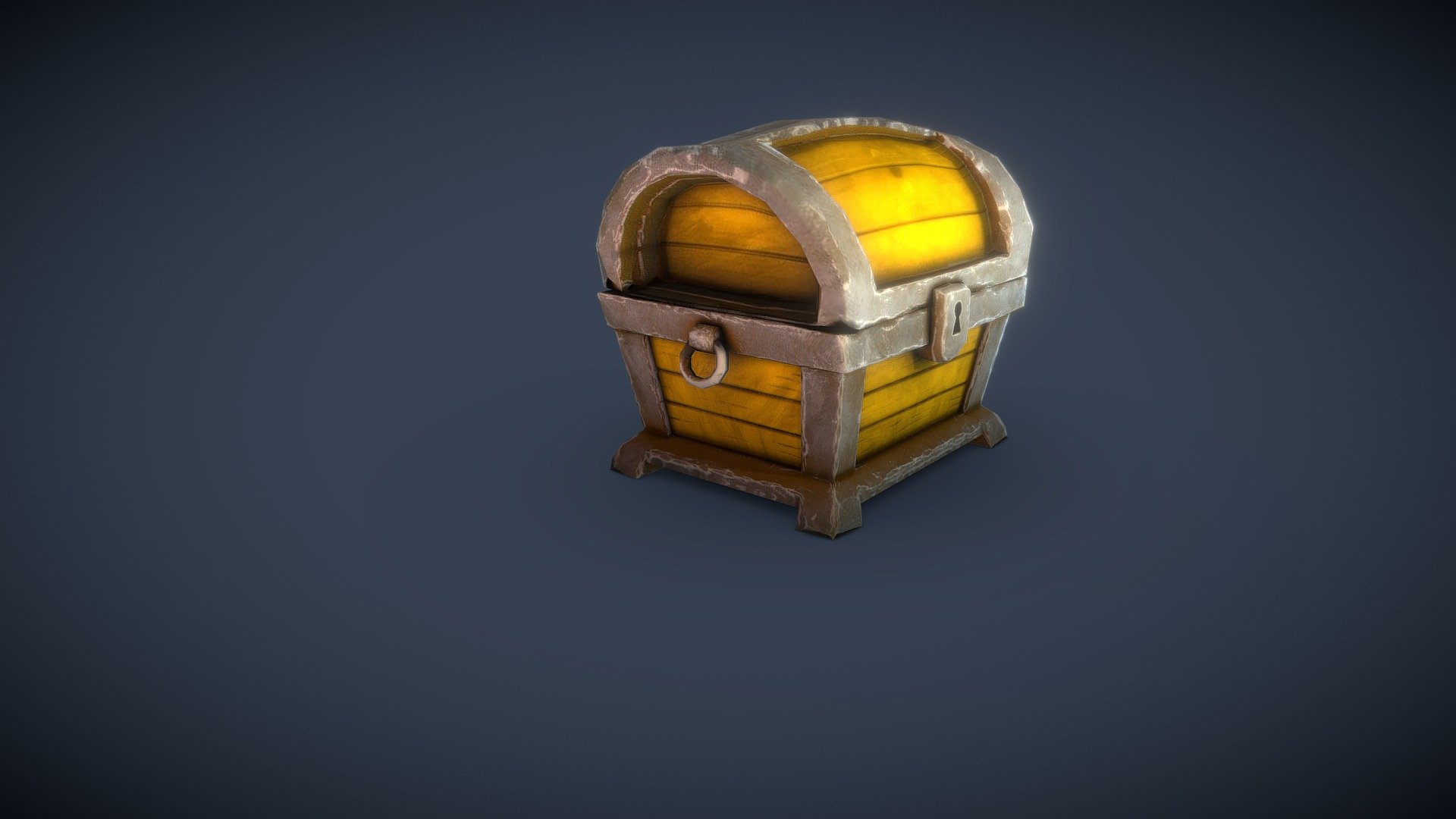 Stylized Treasure Chest - 3D model by Mitchell Sisson (@conerzz ...