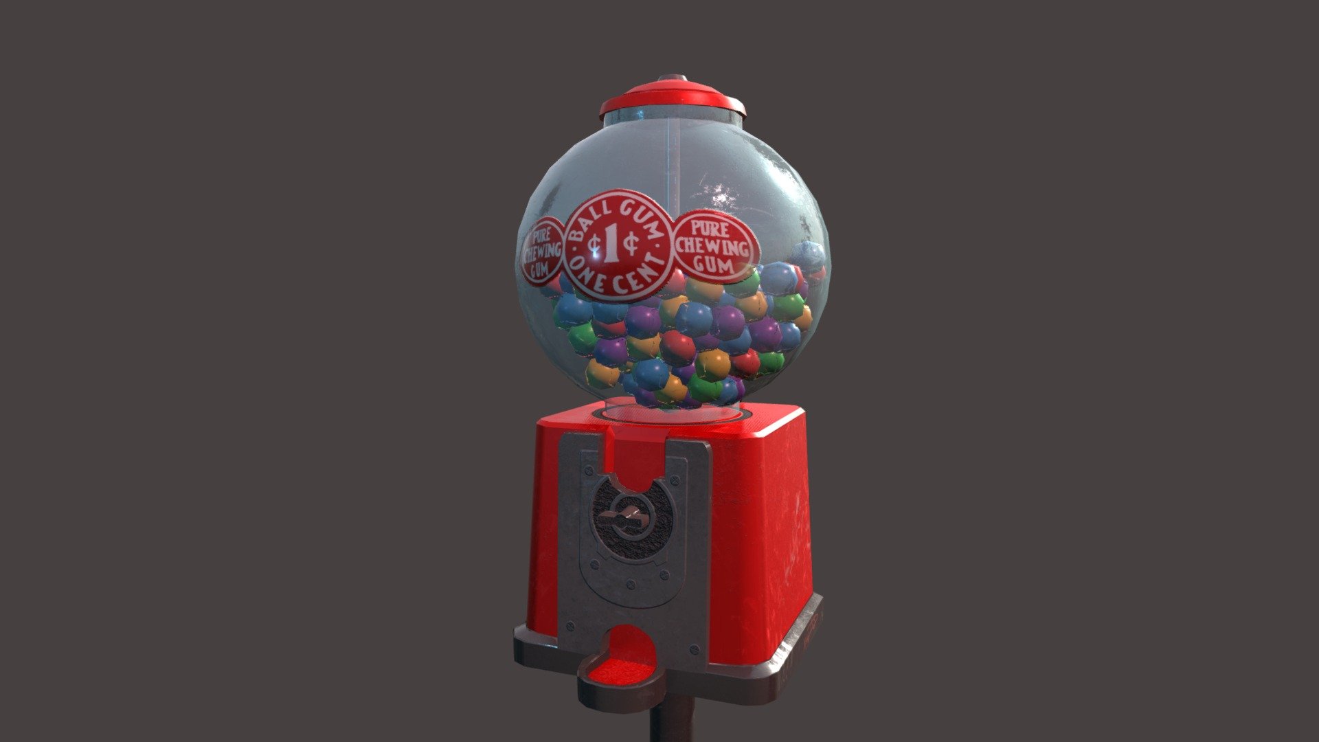 Bubblegum Machine - Buy Royalty Free 3D model by RayNoah [1731b51 ...