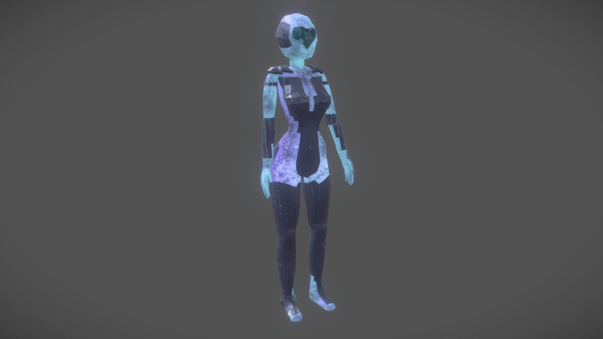 Sci-Fi Female Character - 3D model by Aidan (@aidannaylor05) [1736aea ...