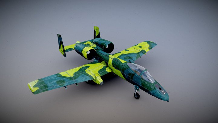 A10-warthog 3D models - Sketchfab
