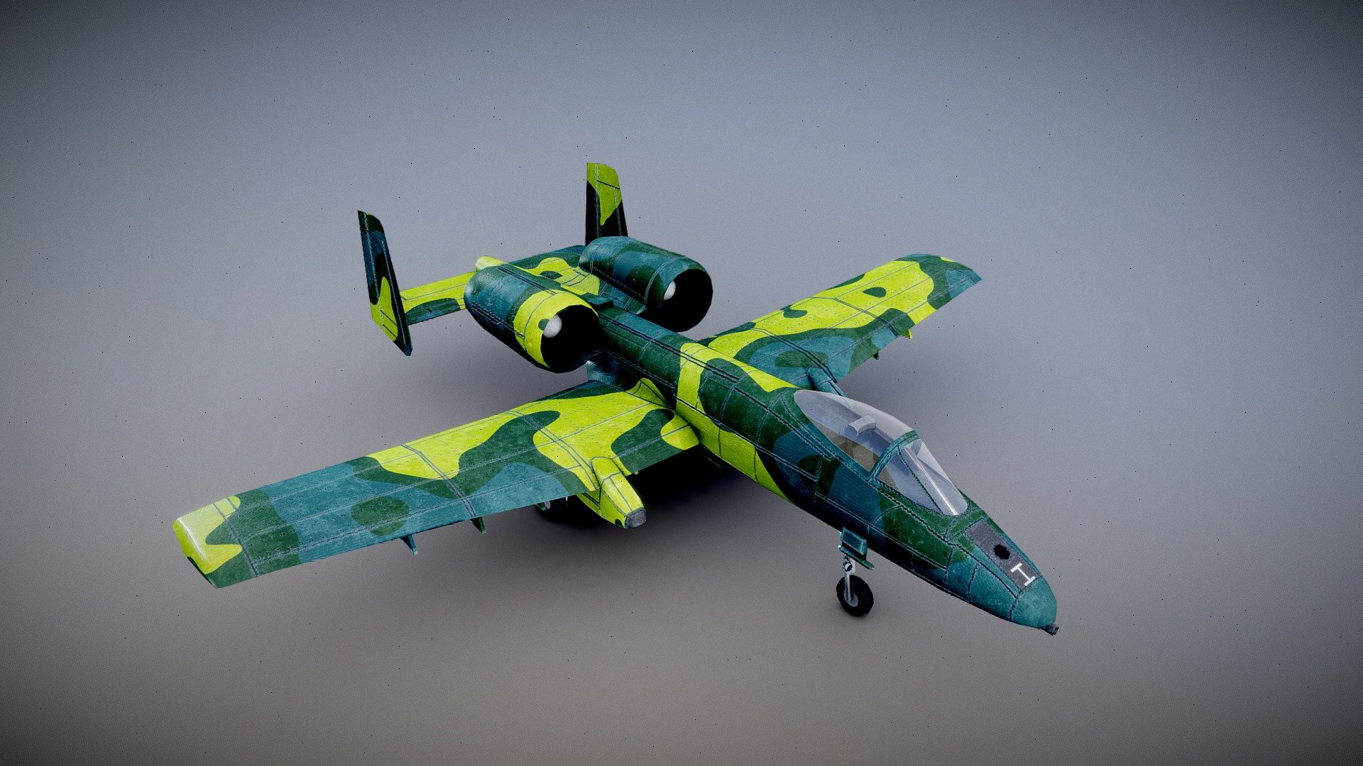 A-10C - 3D model by Usman Zia (@Uxxman) [173717e] - Sketchfab