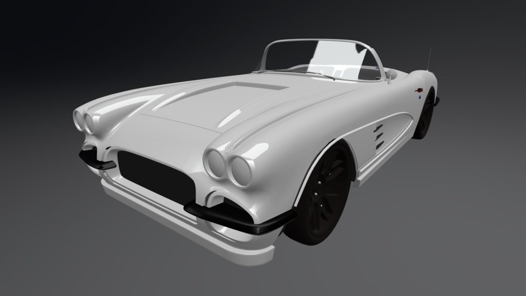 Corvette ZR59 - 3D model by ethan54013 [173b966] - Sketchfab