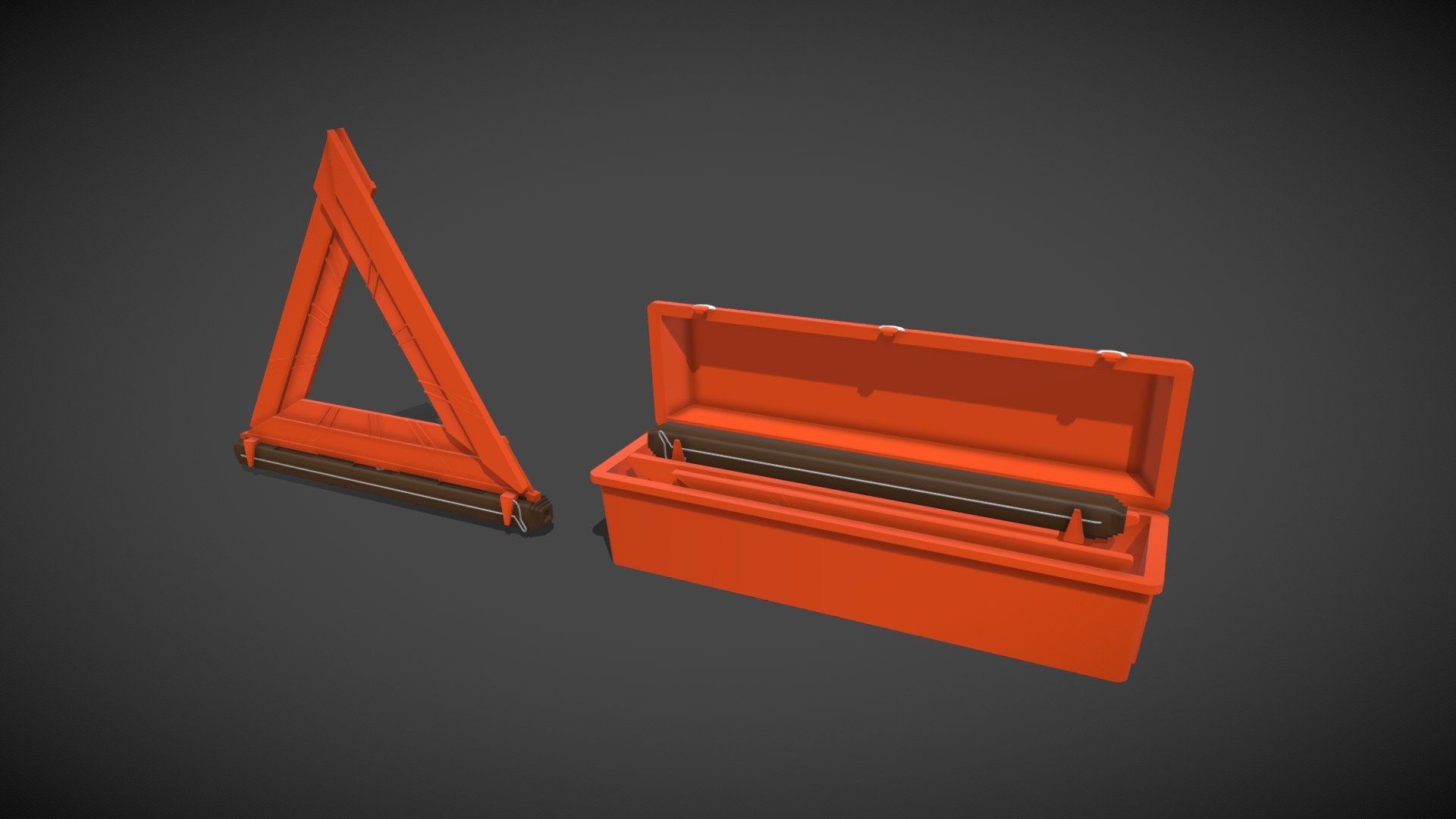 Traffic Triangle and Kit - 3D model by The Learning Network ...