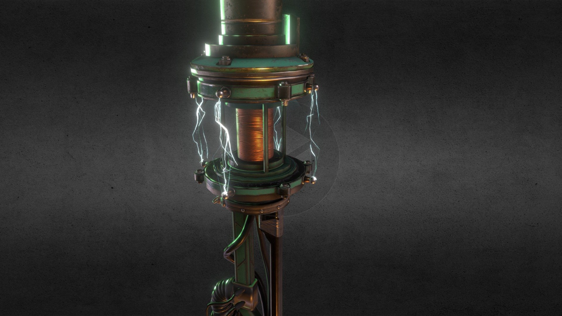 Electric staff - 3D model by alba (@albamolera) [173d081] - Sketchfab