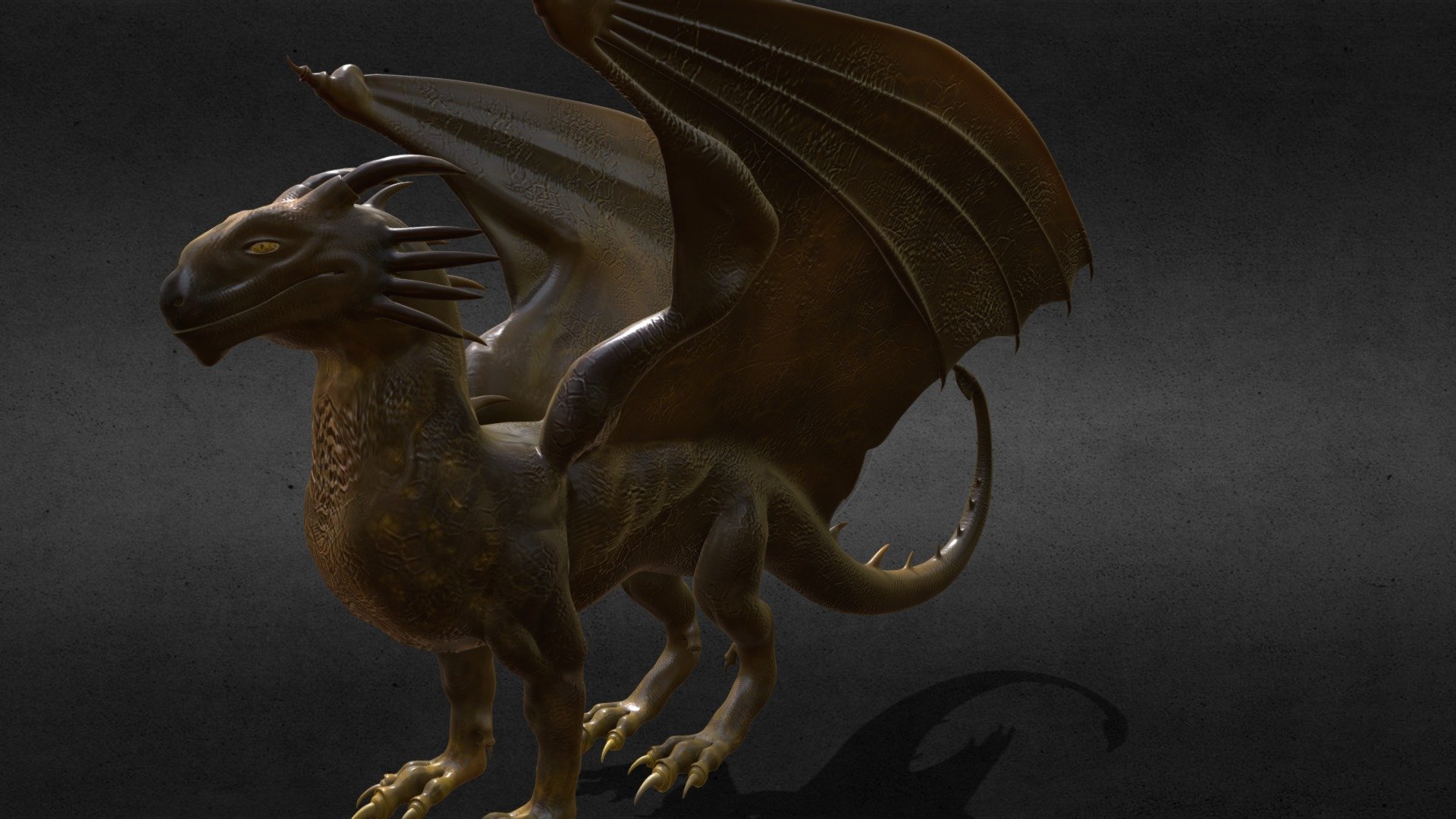 Fire Dragon - 3D model by Naidumm [173e12c] - Sketchfab