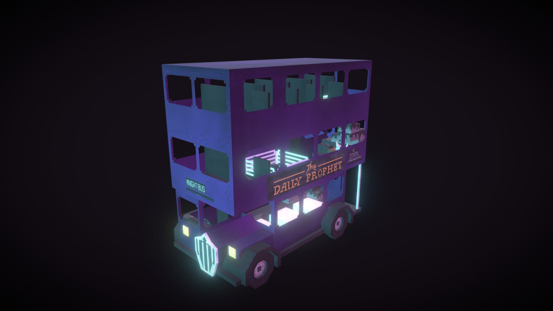 Knight Bus (Harry Potter) - 3D model by potterverse [173ec4b] - Sketchfab