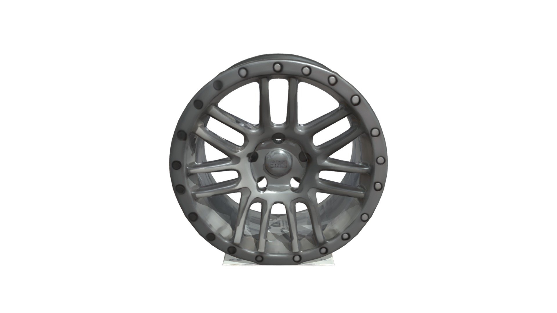 Automobile wheel rim with multiple spokes - 3D model by hajipour.robin ...