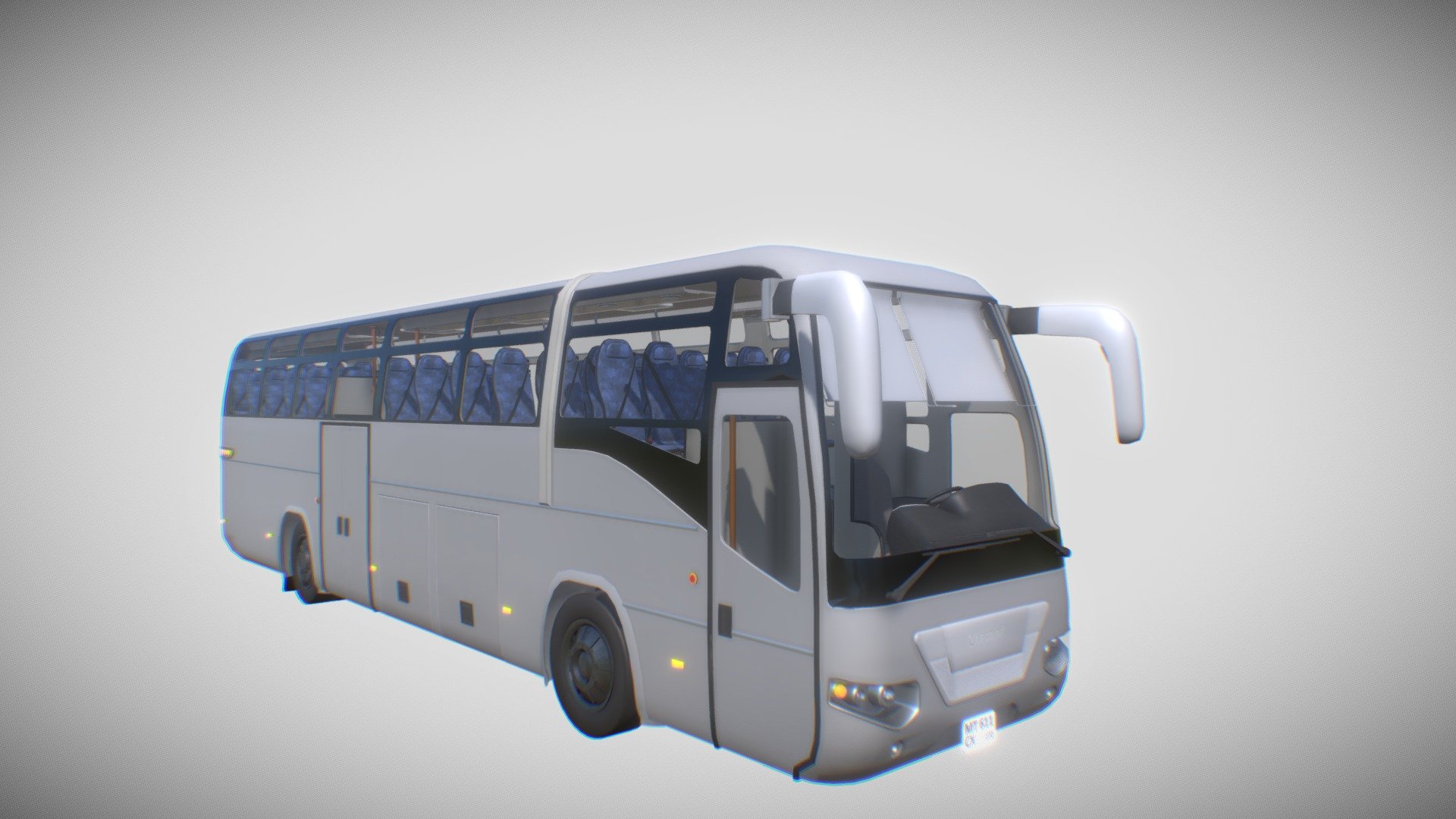 Vehicle - Passenger Bus - Buy Royalty Free 3D model by Mixall ...