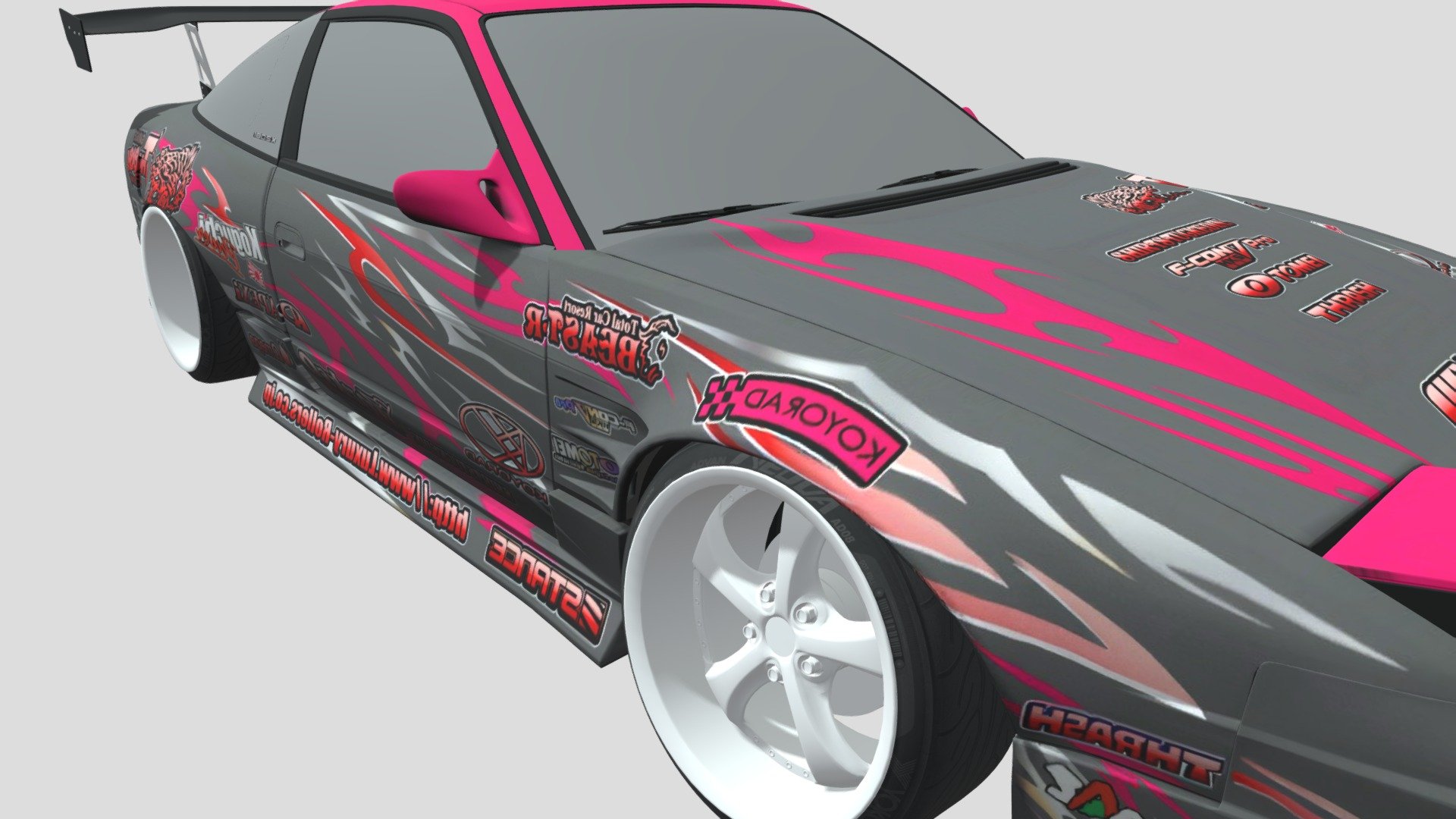 Nissan-180sx-v1 (2) - 3D model by lukas.ohmer [1743d20] - Sketchfab