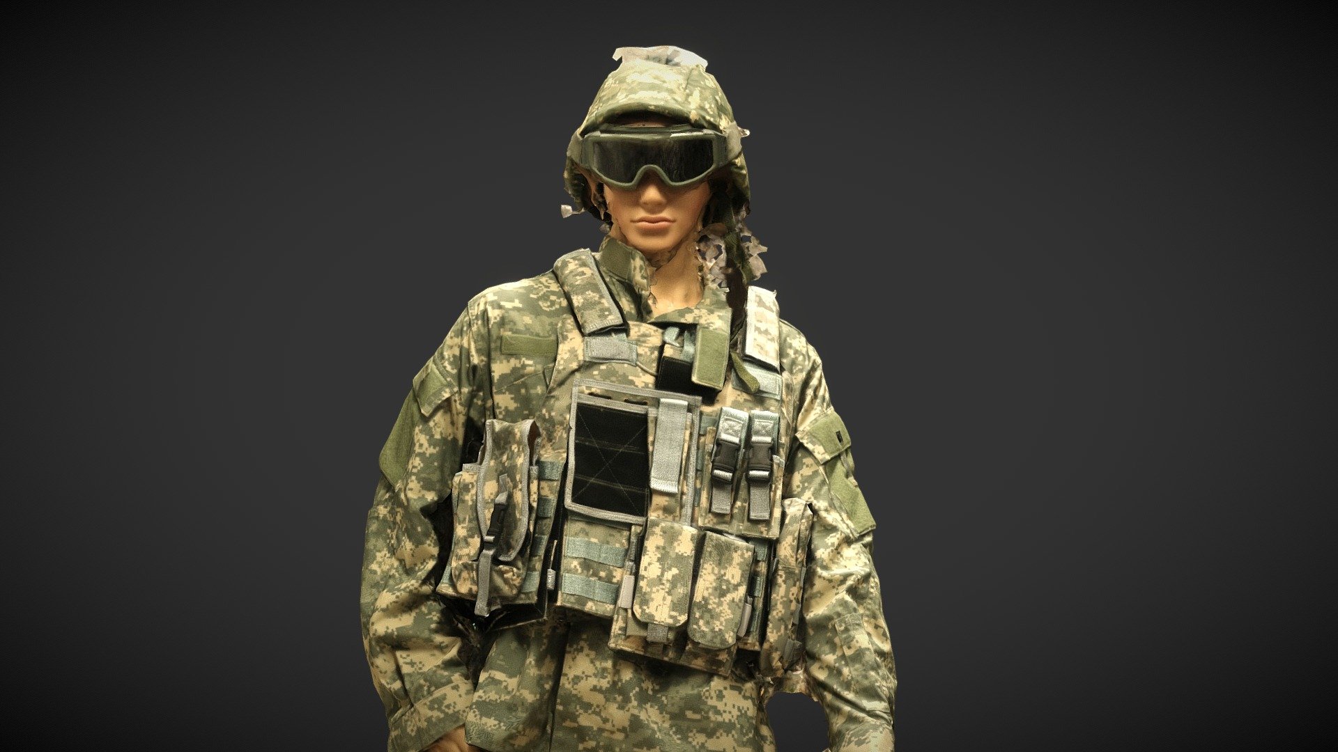 Modern Camo 1 HQ - 3D model by warwicks [1744262] - Sketchfab