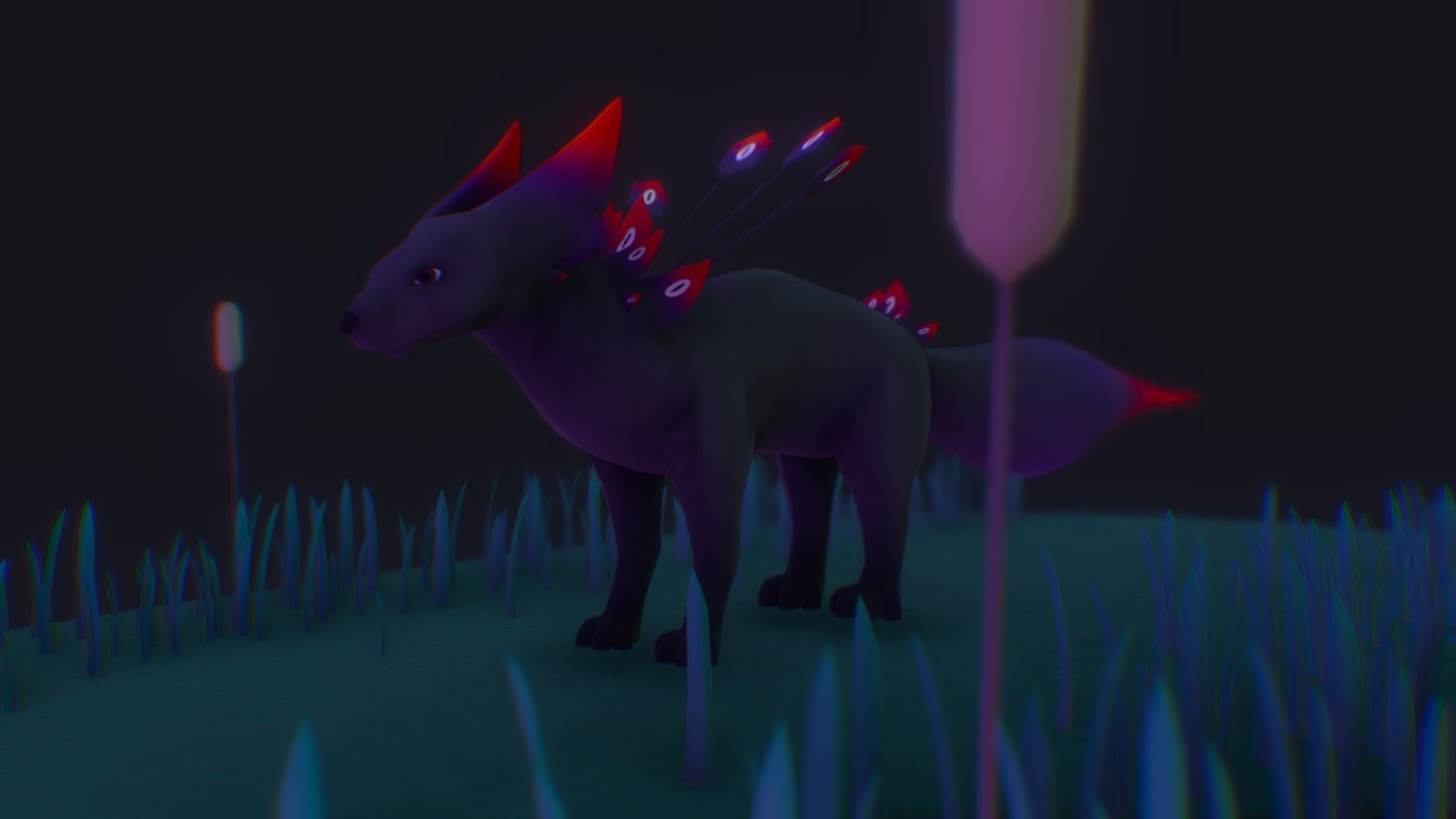 Marten creature - Animated - 3D model by Kiiba (@keebie) [174473a ...