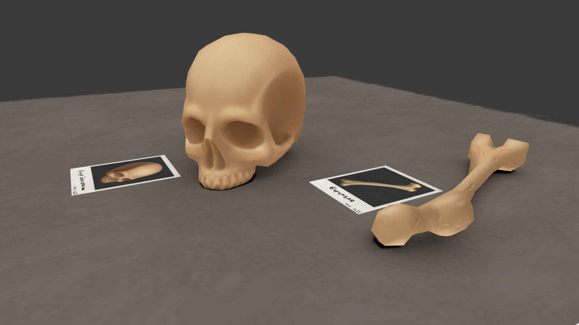 Stylized Hand-Painted Bones Models - 3D model by GrunoKromer [17454a5 ...