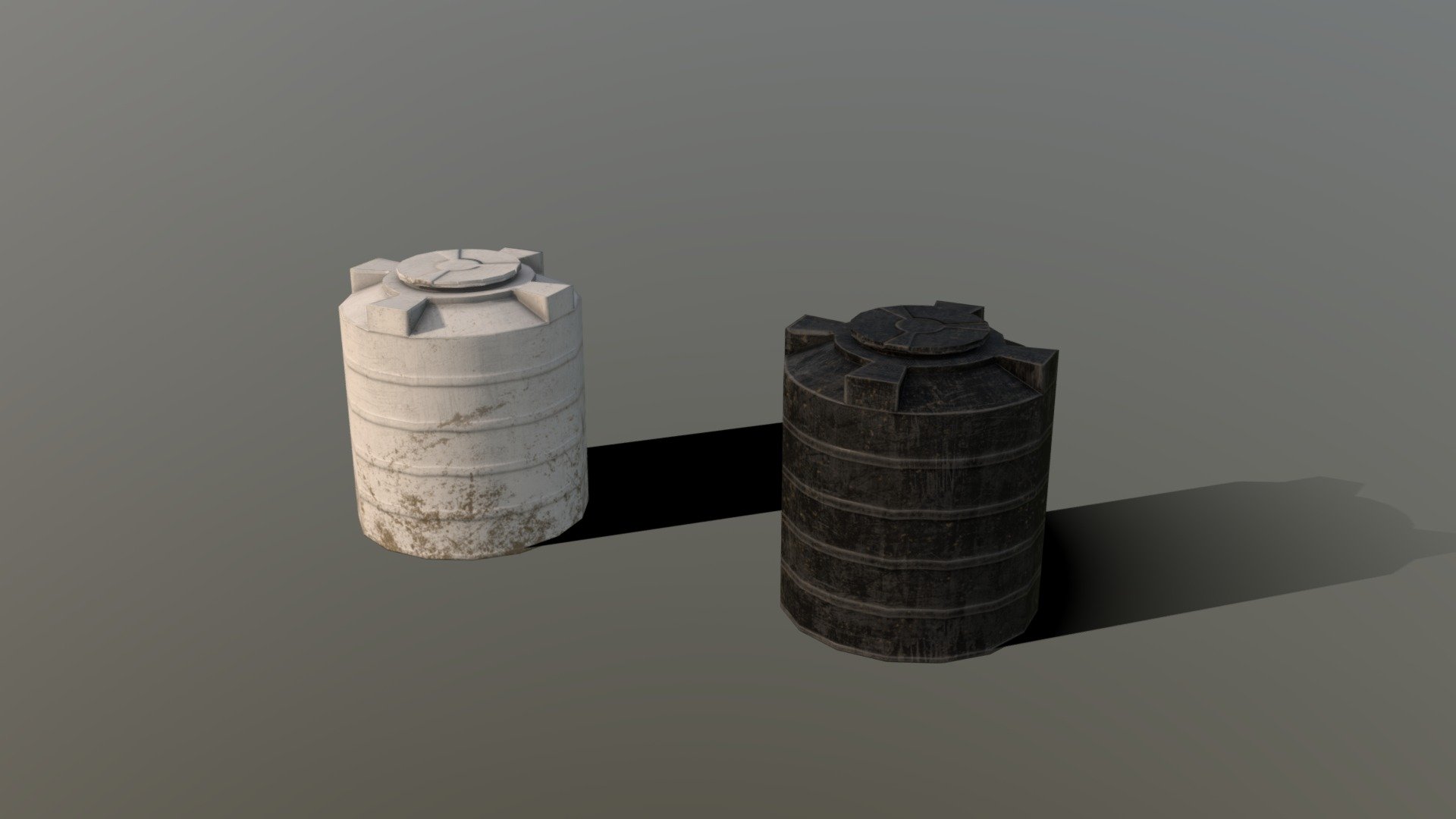 Overhead Water tank - Download Free 3D model by Nodeaxis Interactive ...